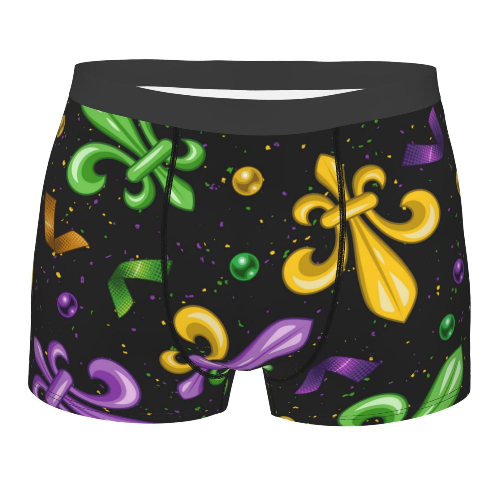 Lukts Mardi Gras Carnival4 Men'S Underwear Covered Waistband Boxer ...