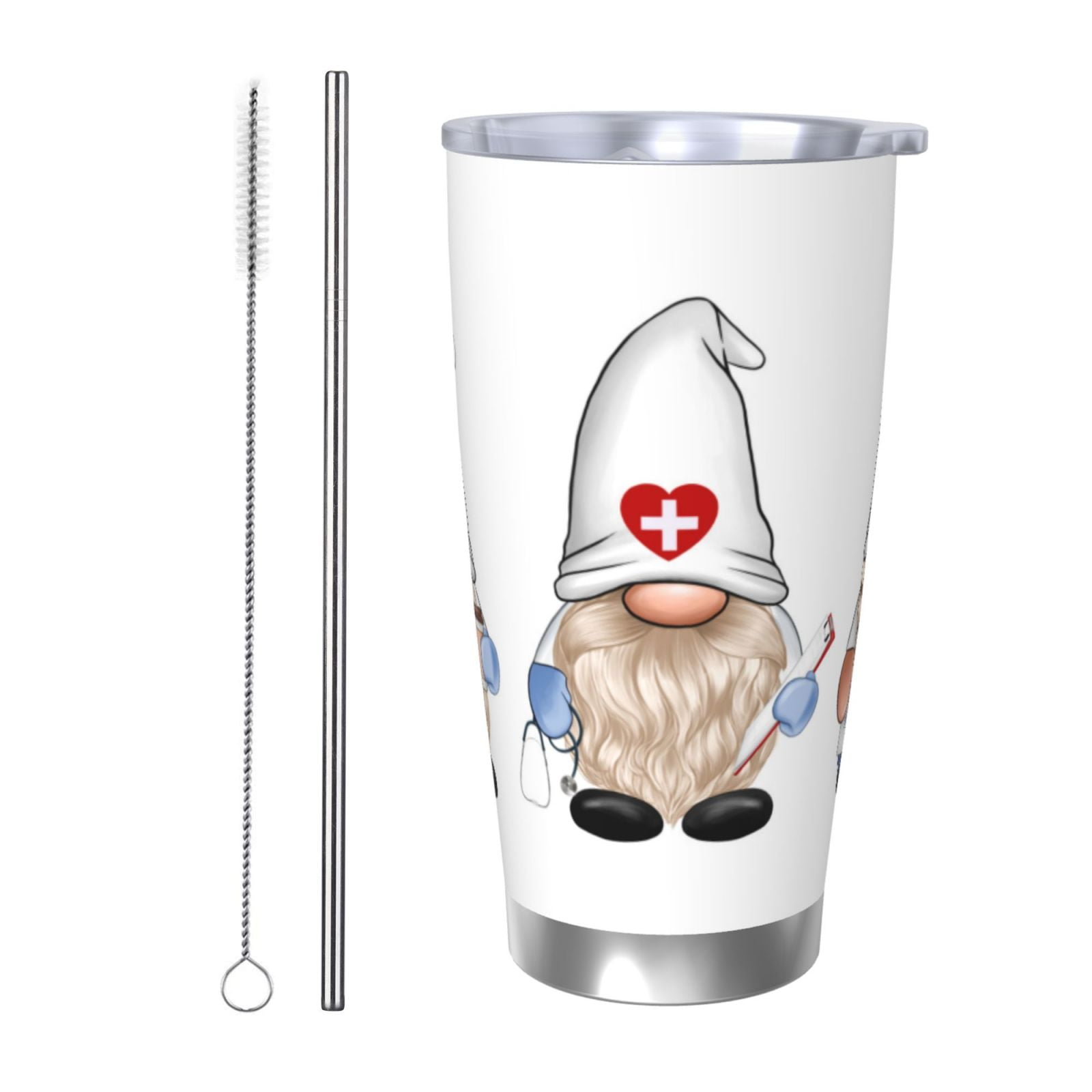 Lukts Nurse doctor gnome for 20OZ Car Cup, Stainless Steel Direct ...