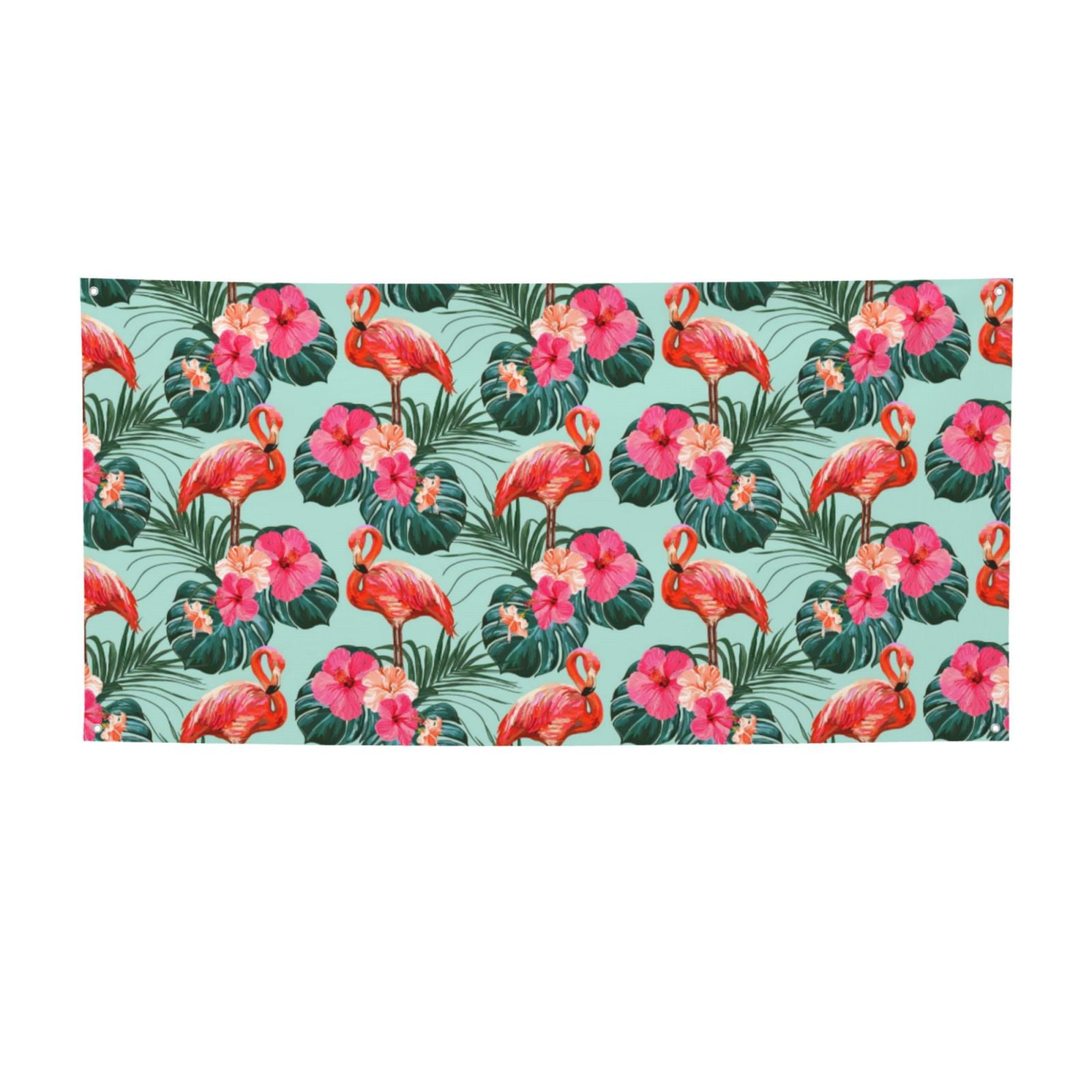Lukts Palm Leaves Flamingo Print Banners and Signs for Outdoor ...