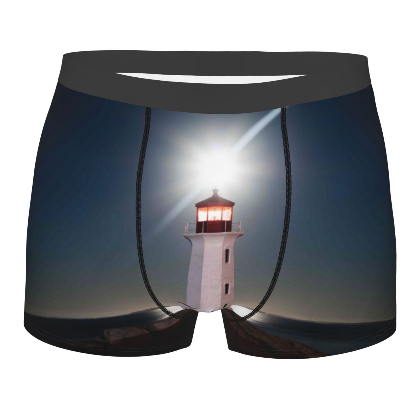 Lukts Peggy'S Cove Lighthouse Men'S Underwear Covered Waistband Boxer ...
