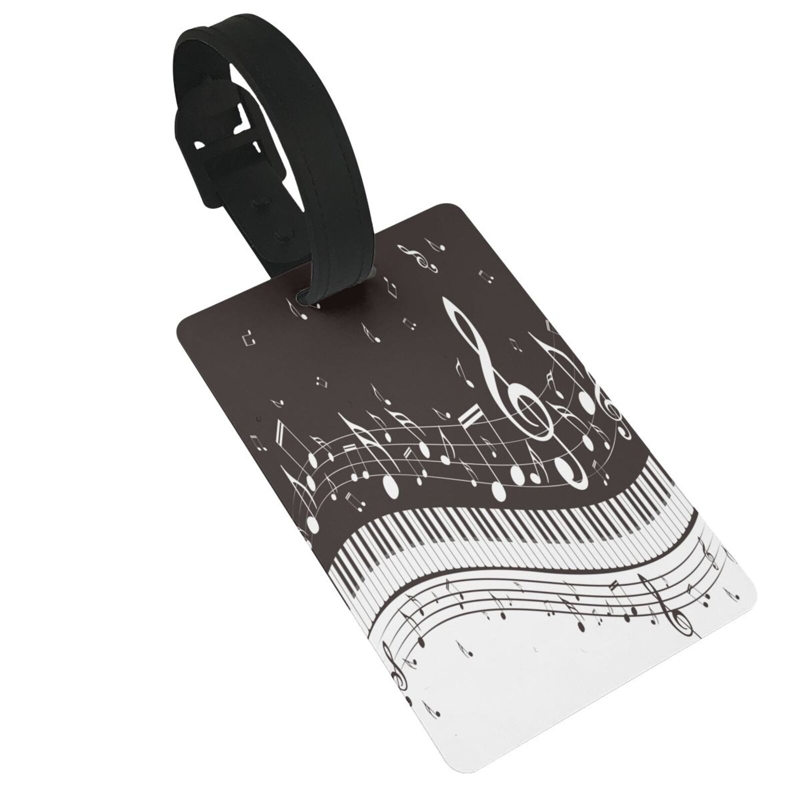 Lukts Piano Keys With Musical Notes for Luggage Tag Hang Tag, PVC ...