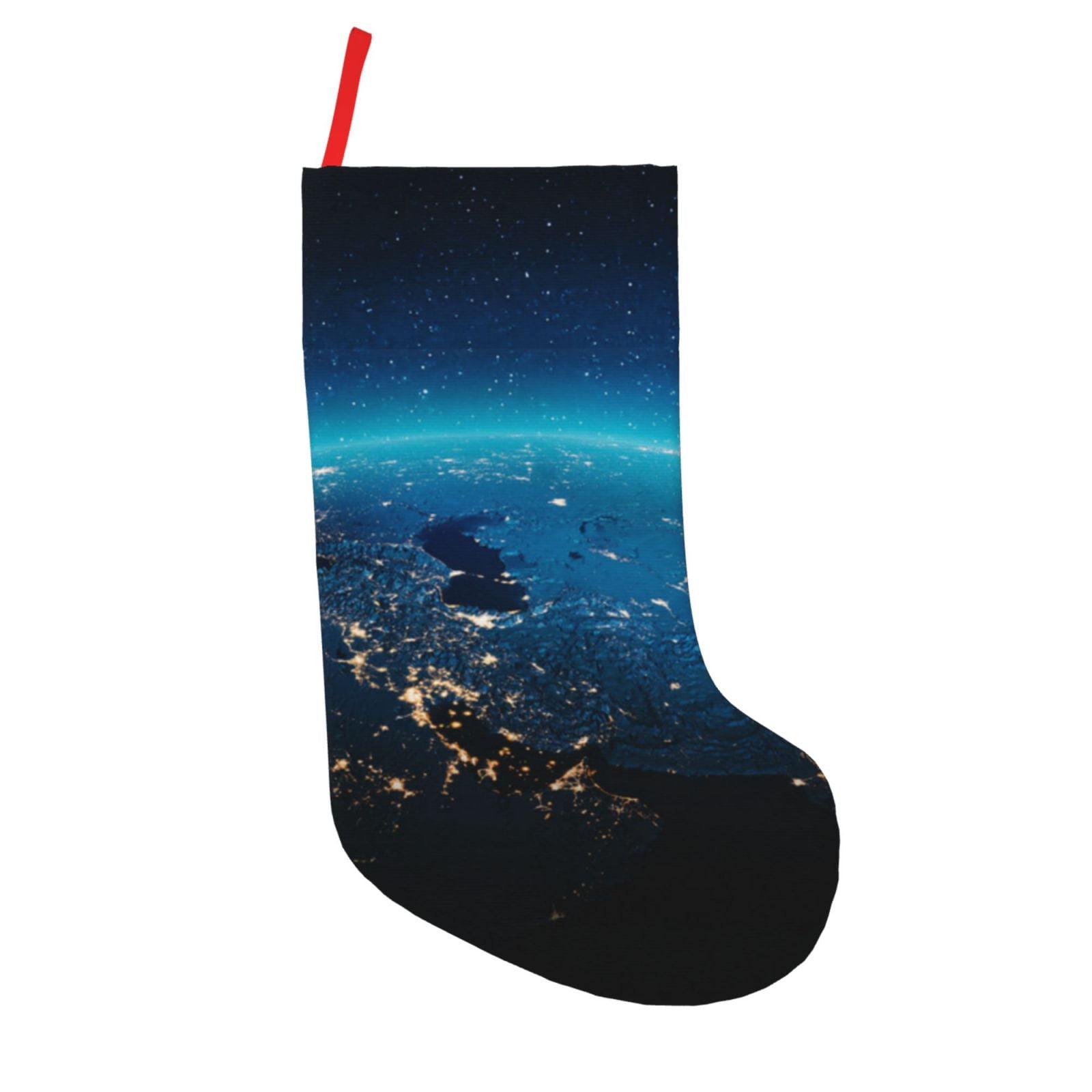 Lukts Planet Earth Print 18 Inches Christmas Stockings,Stocking Gifts ...