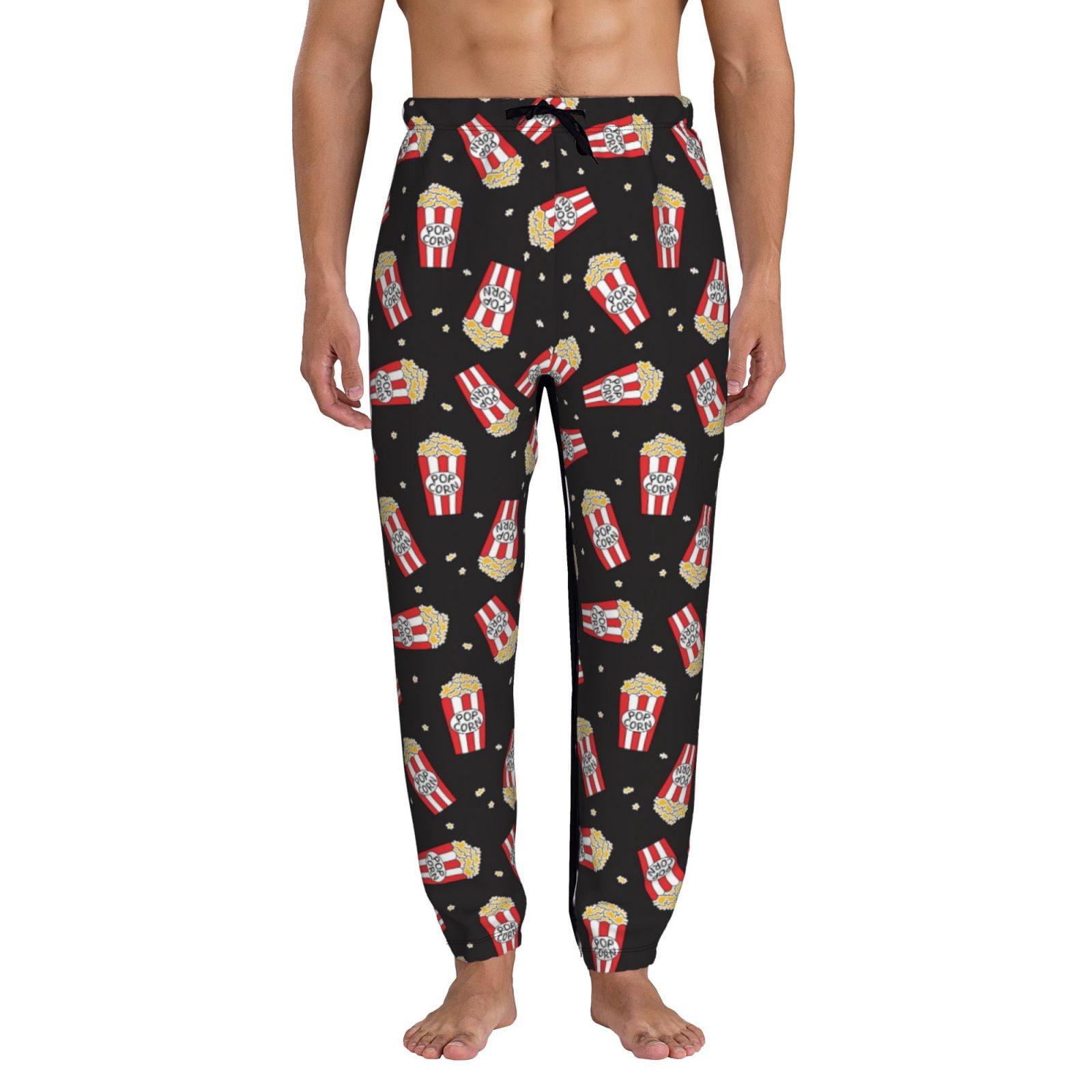 Lukts Popcorn Pattern Elastic Bottom Sweatpants for Men with Pockets ...