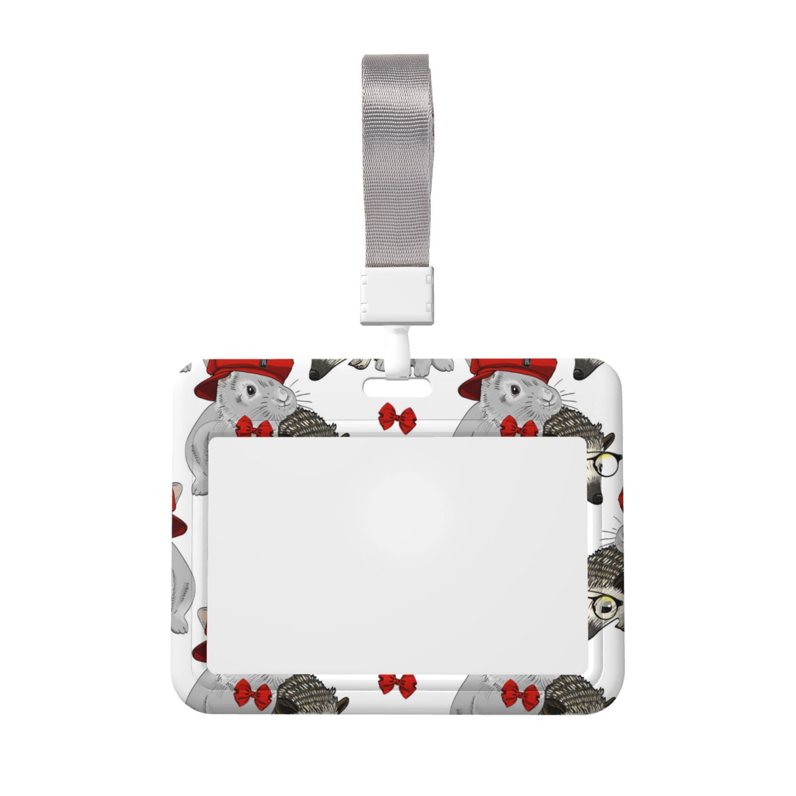 Lukts Rabbit And Hedgehog for Work Badge Protective Case, Waterproof ...