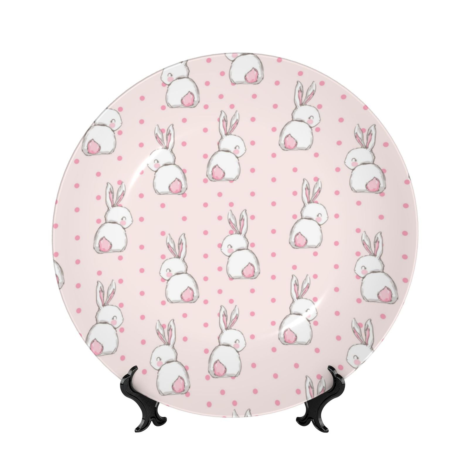 Lukts Rabbit for Bone China Decorative Plates, Ceramic Plates, Dinner ...