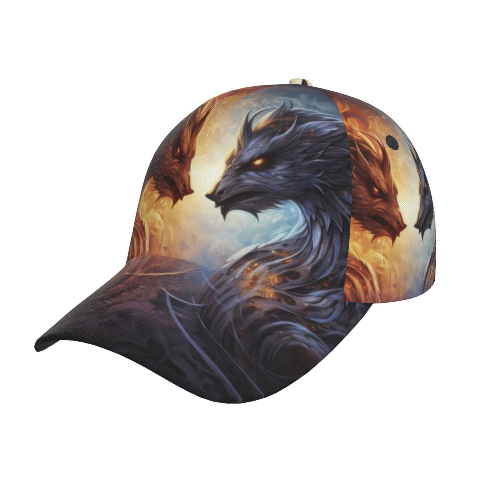 Lukts Red And White Beast Cap Hat for Men/Women,Unstructured/Cotton ...