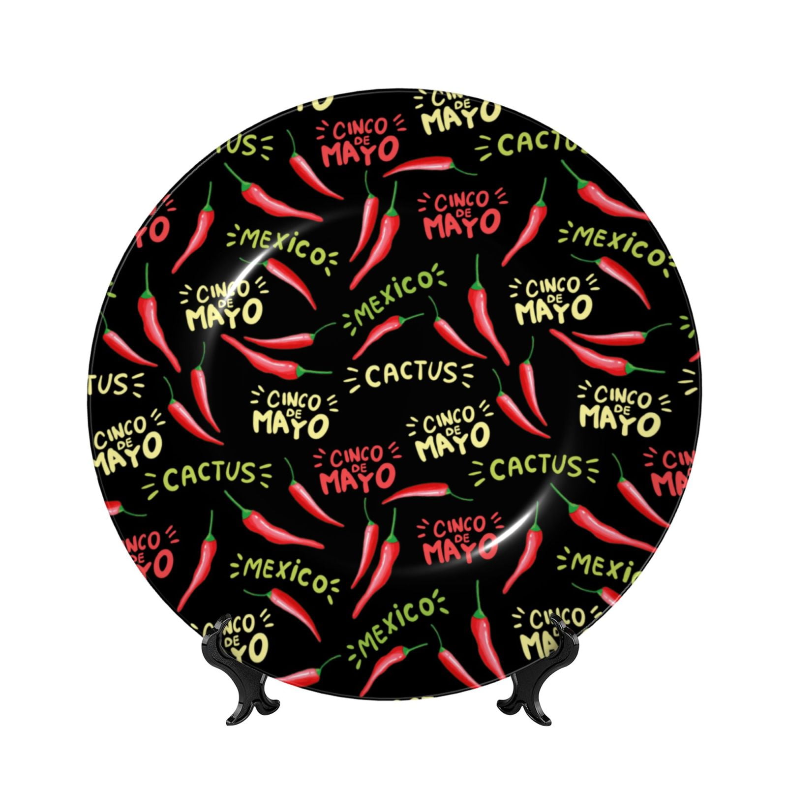 Lukts Red Chili for Bone China Decorative Plates, Ceramic Plates ...