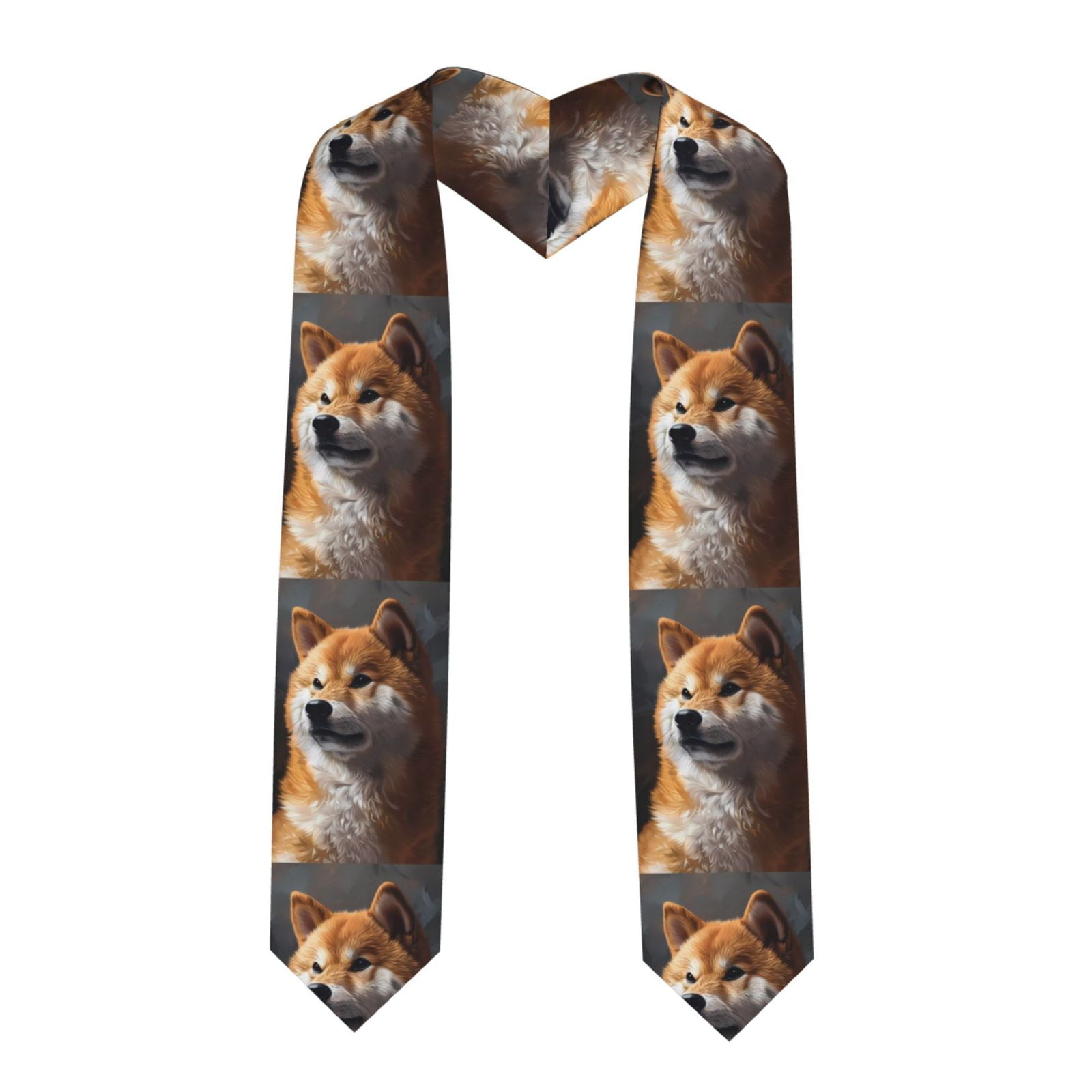 Lukts Regal Shiba Inu for Graduation Shawl Ribbon, Unisex 36x5.1 Inch ...