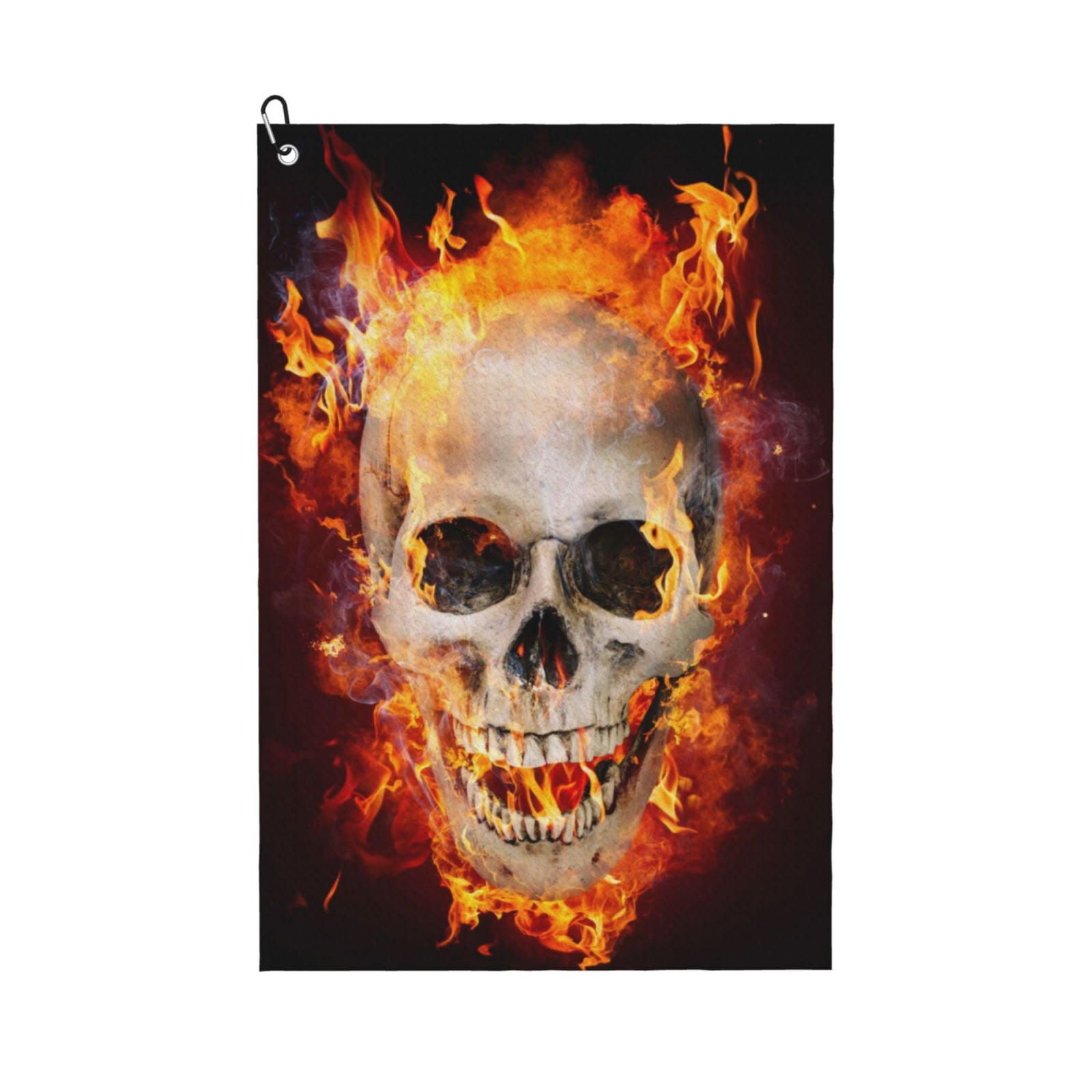 Lukts Satanic Skull Pattern Golf Towel, Golf Towels (24"x16") for Golf ...