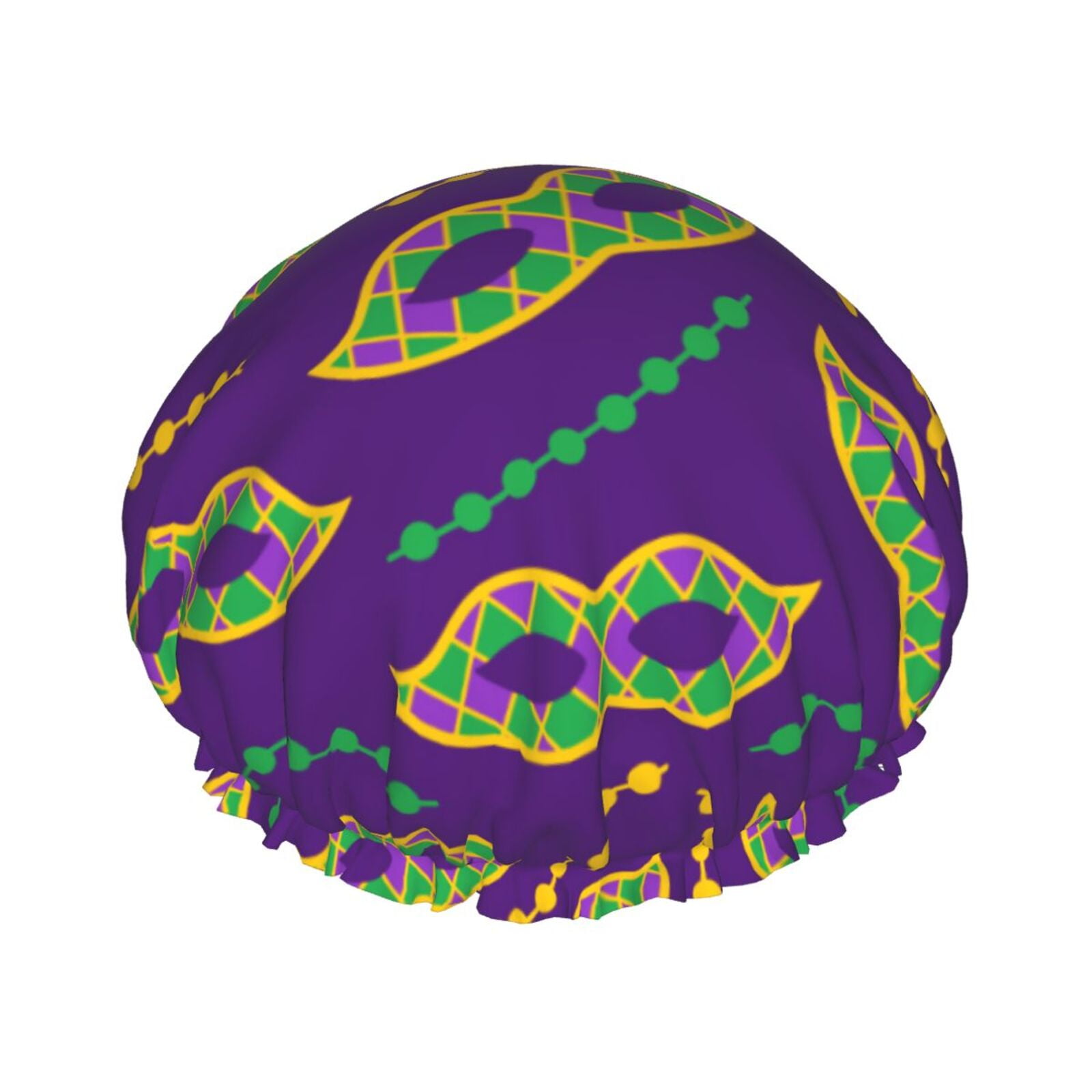 Lukts Shower Caps For Women,Elastic And Reusable Bath Caps, Double ...