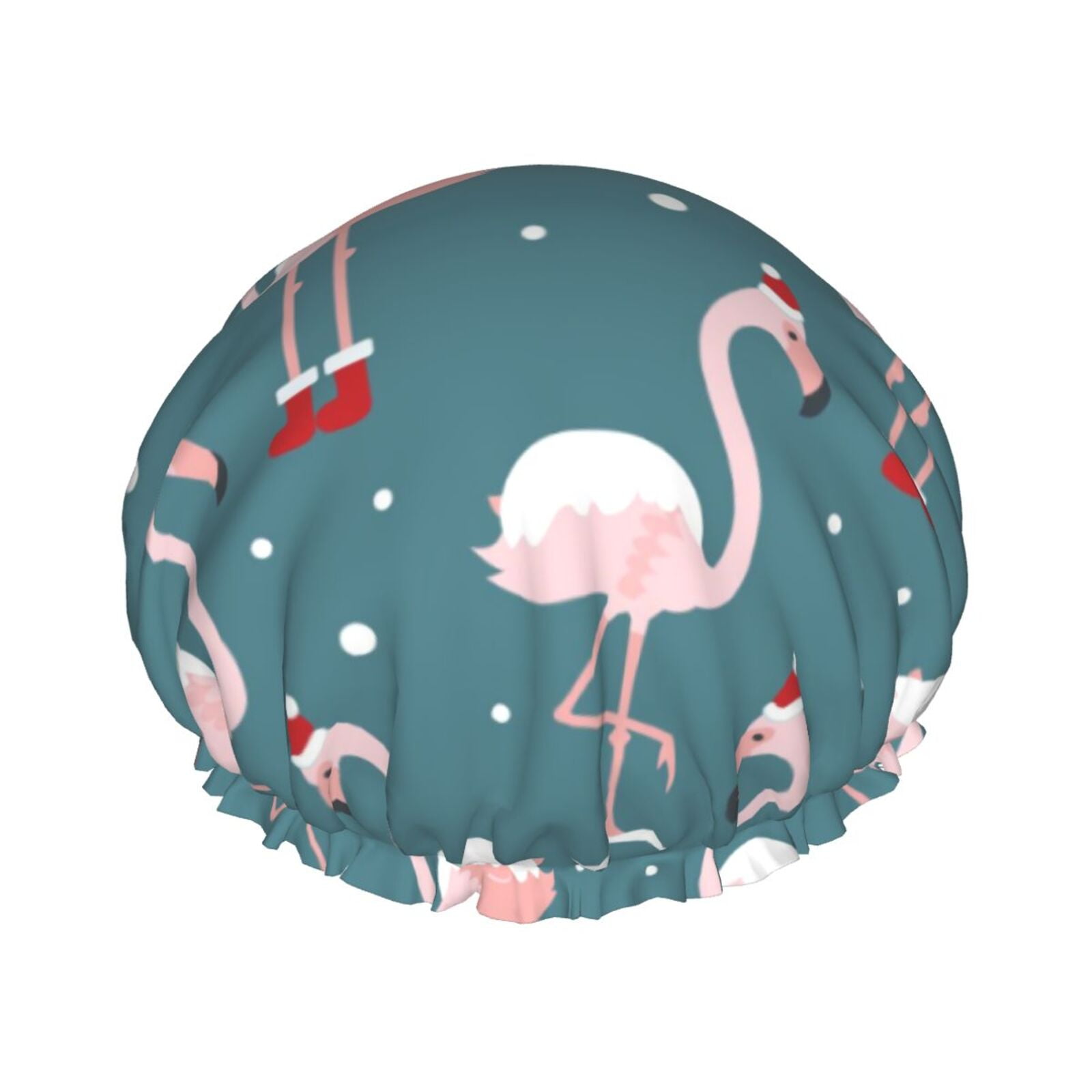 Lukts Shower Caps For Women,Elastic And Reusable Bath Caps, Double ...