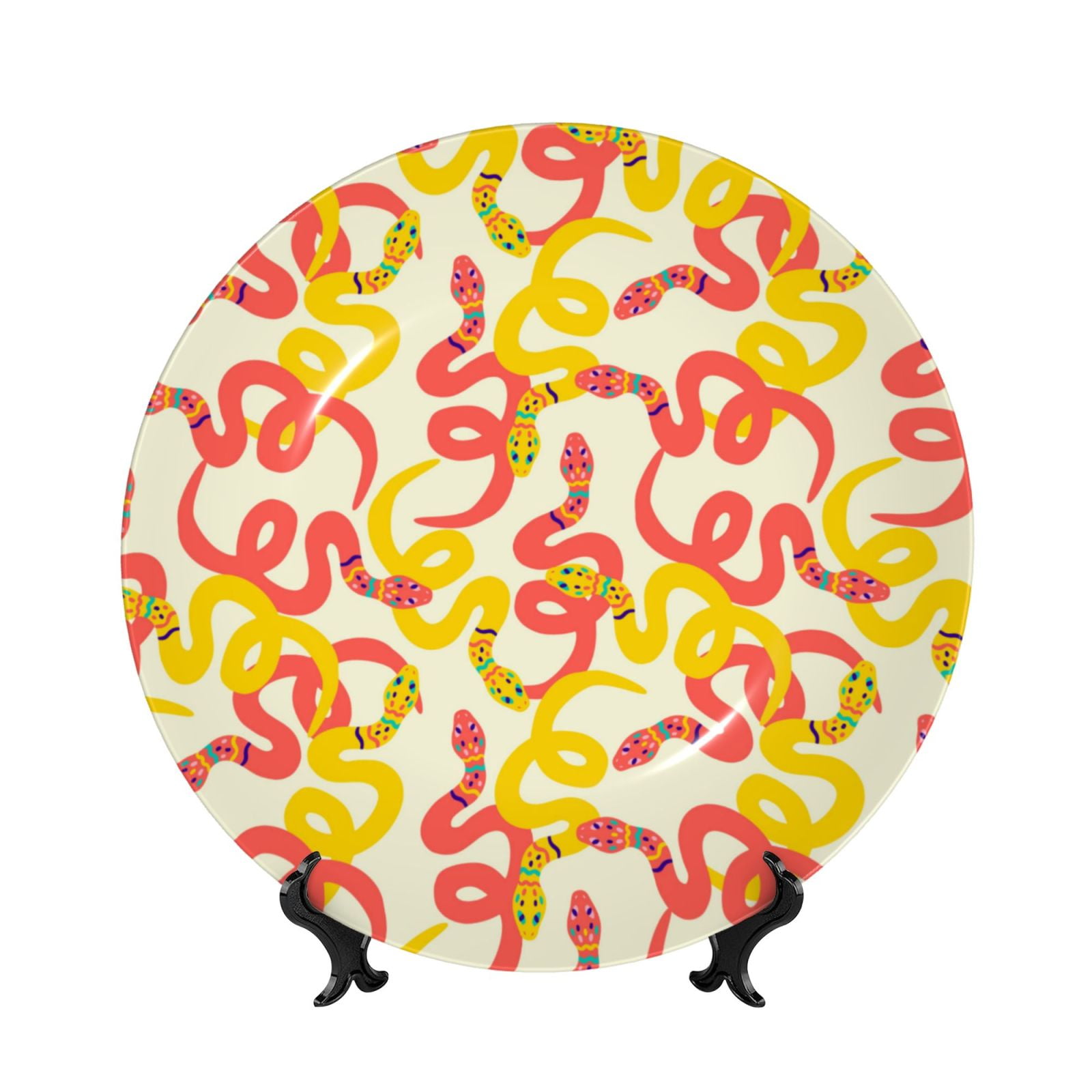 Lukts Snake for Bone China Decorative Plates, Ceramic Plates, Dinner ...