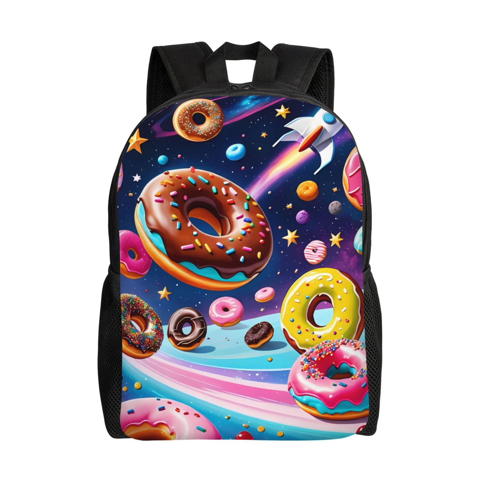 Lukts Space Colorful Donut Backpack for Travel, Sports, Beach, Work ...