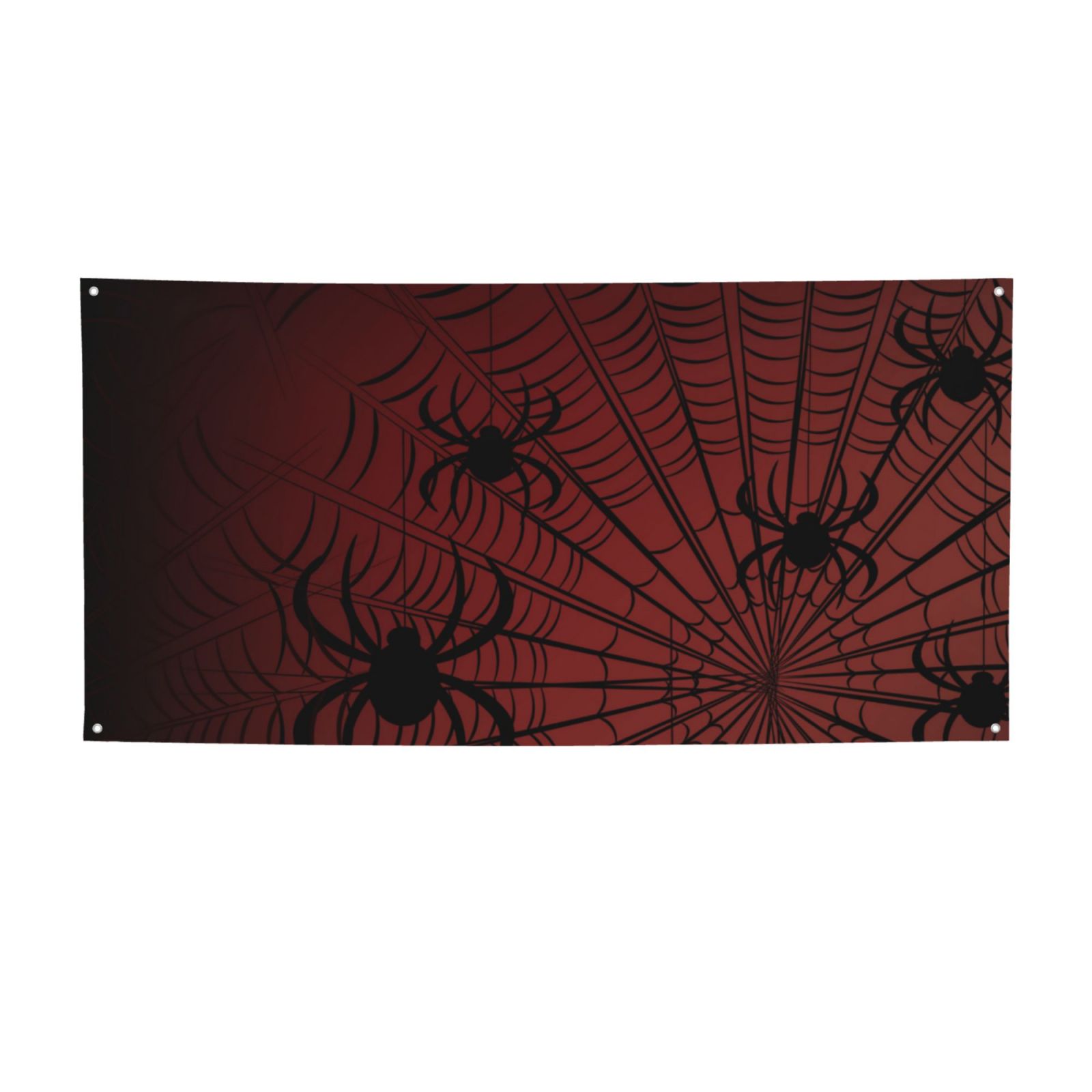 Lukts Spiders On A Web Print Banners and Signs for Outdoor,Celebration ...