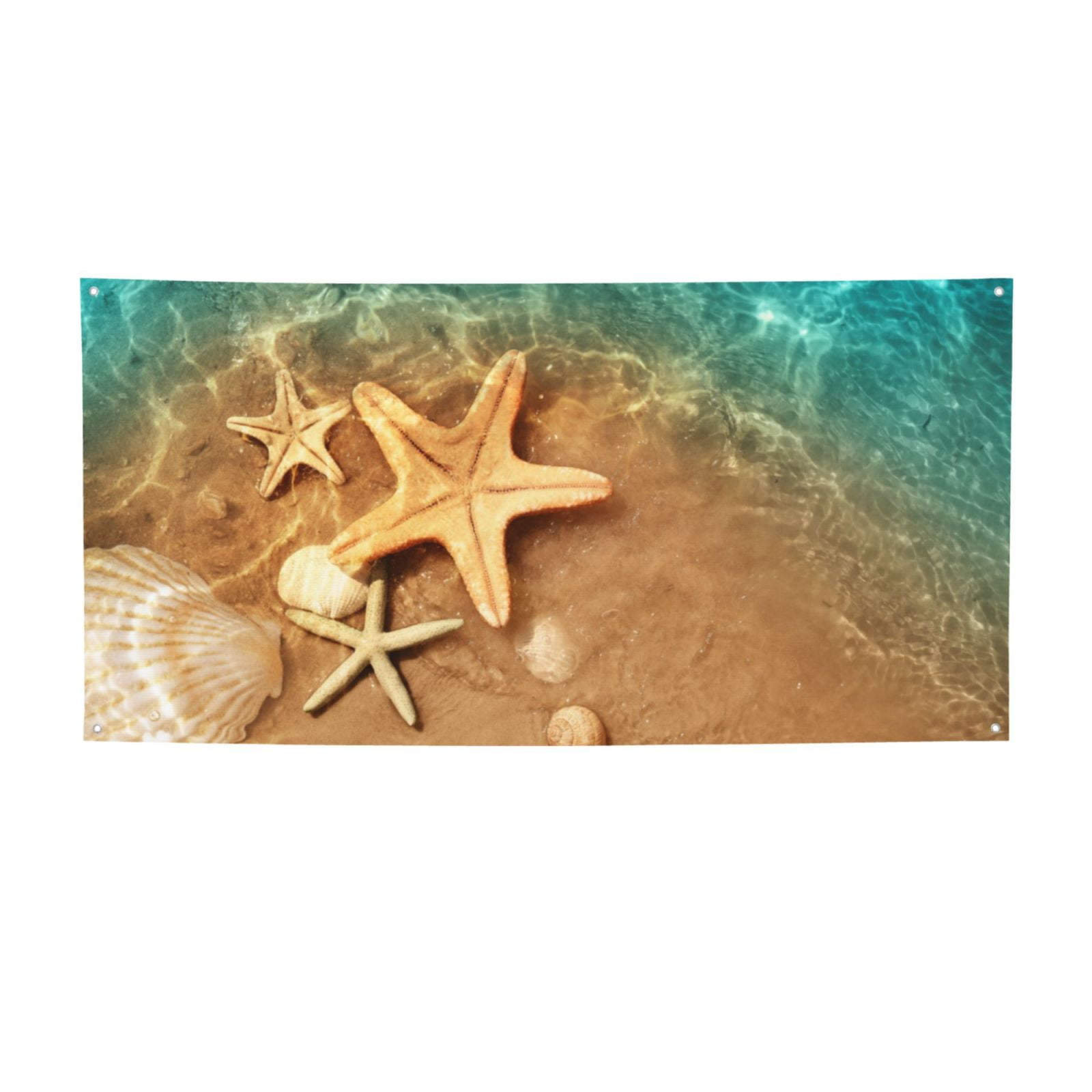 Lukts Starfish And Seashell 1 Print Banners and Signs for Outdoor ...