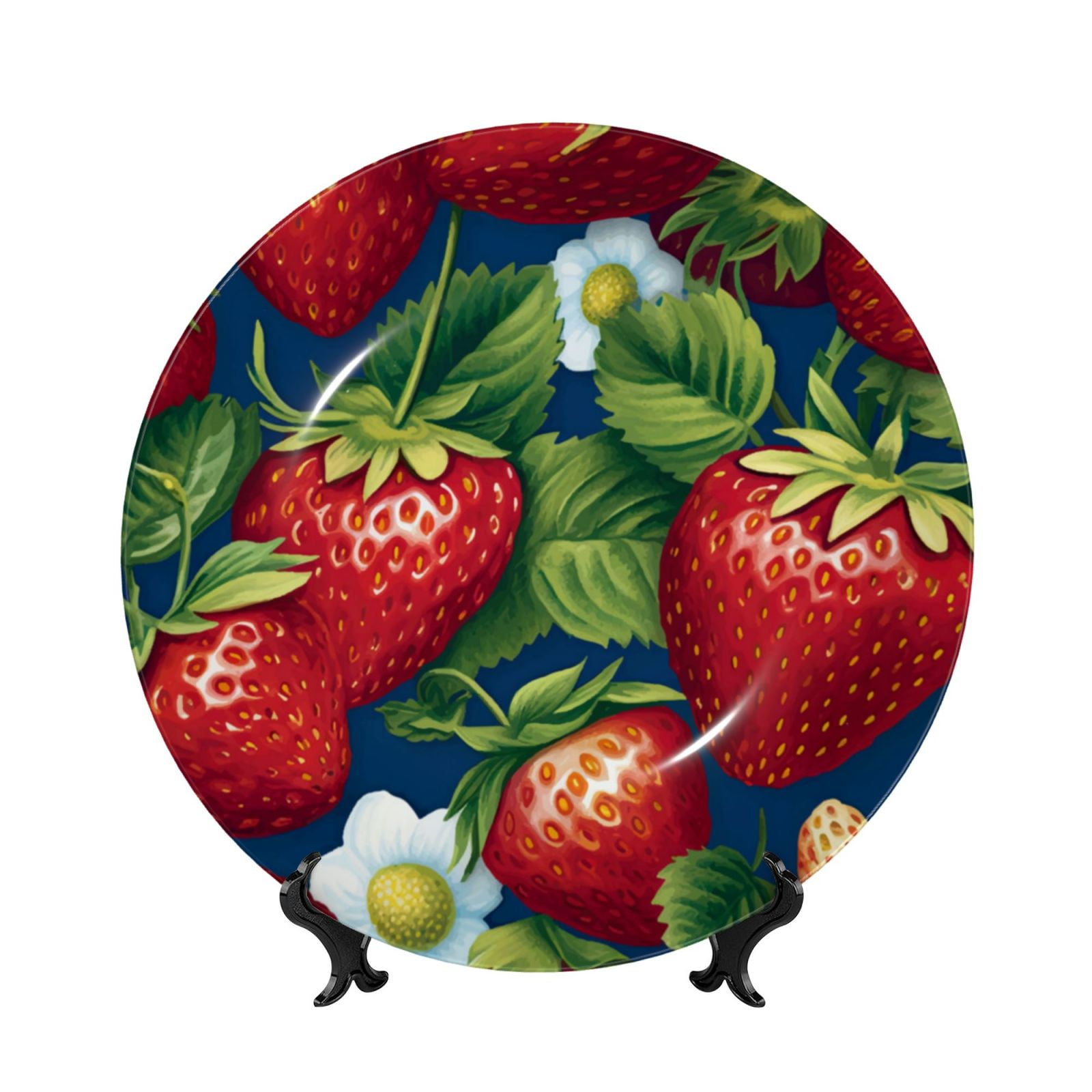 Lukts Strawberry2 for Bone China Decorative Plates, Ceramic Plates ...