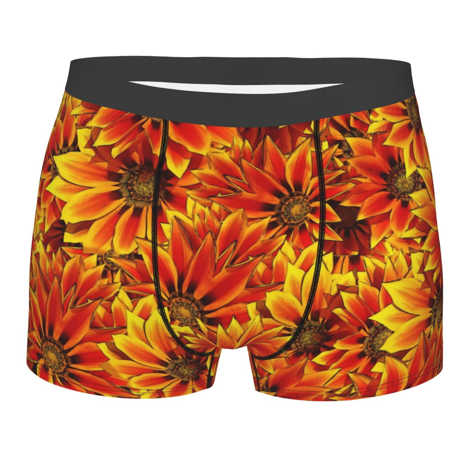 Lukts Sunflower Men'S Underwear Covered Waistband Boxer Briefs ...