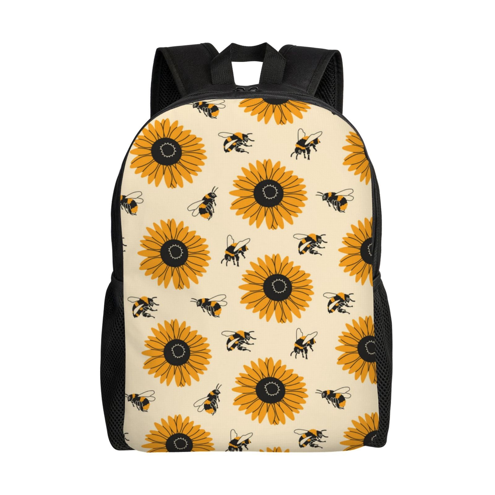 Lukts Sunflowers And Bee Backpack for Travel, Sports, Beach, Work ...