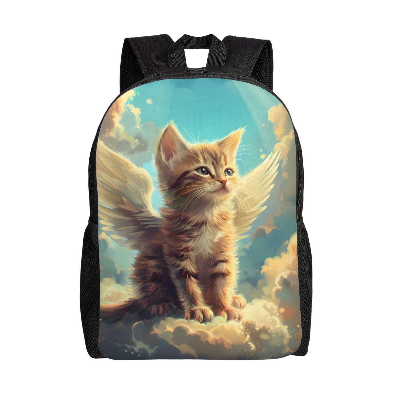 Lukts Sunshine Cloud Cute Cat Backpack for Travel, Sports, Beach, Work ...