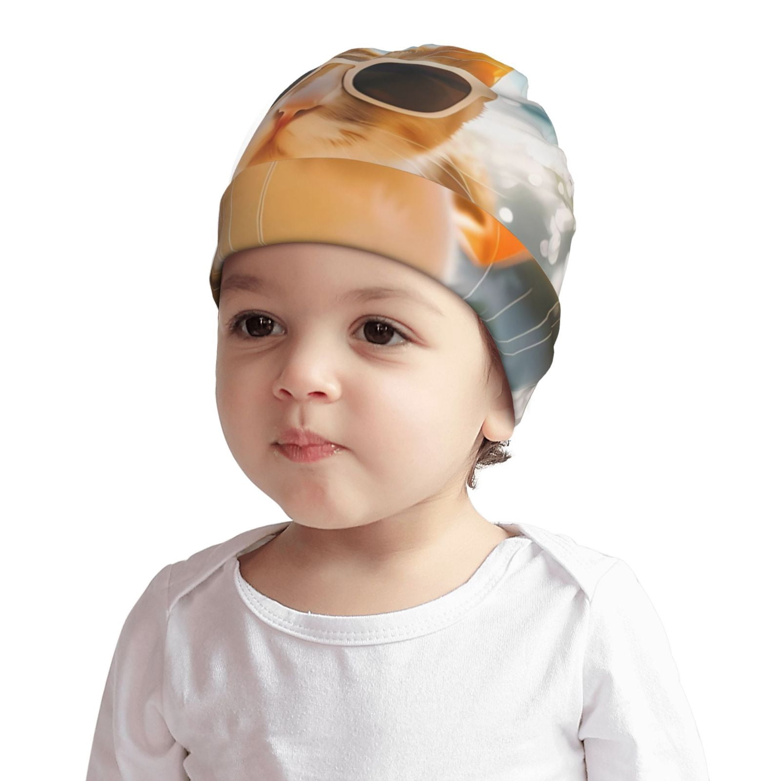 Lukts Surfing Cat Sun Print Newborn Toddler Beanie Baby Boys Girls ...