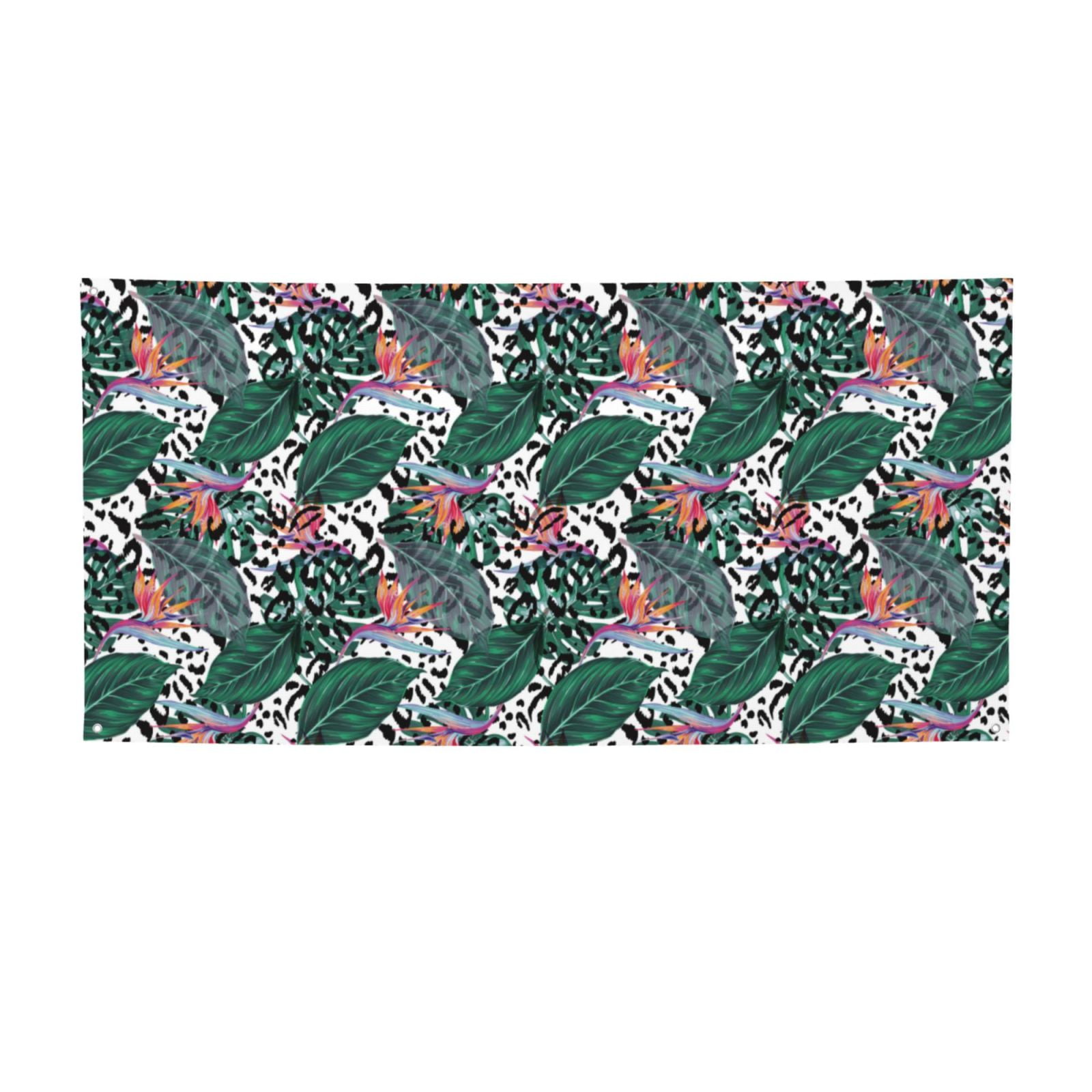 Lukts Tropical Leaves Print Banners and Signs for Outdoor,Celebration ...