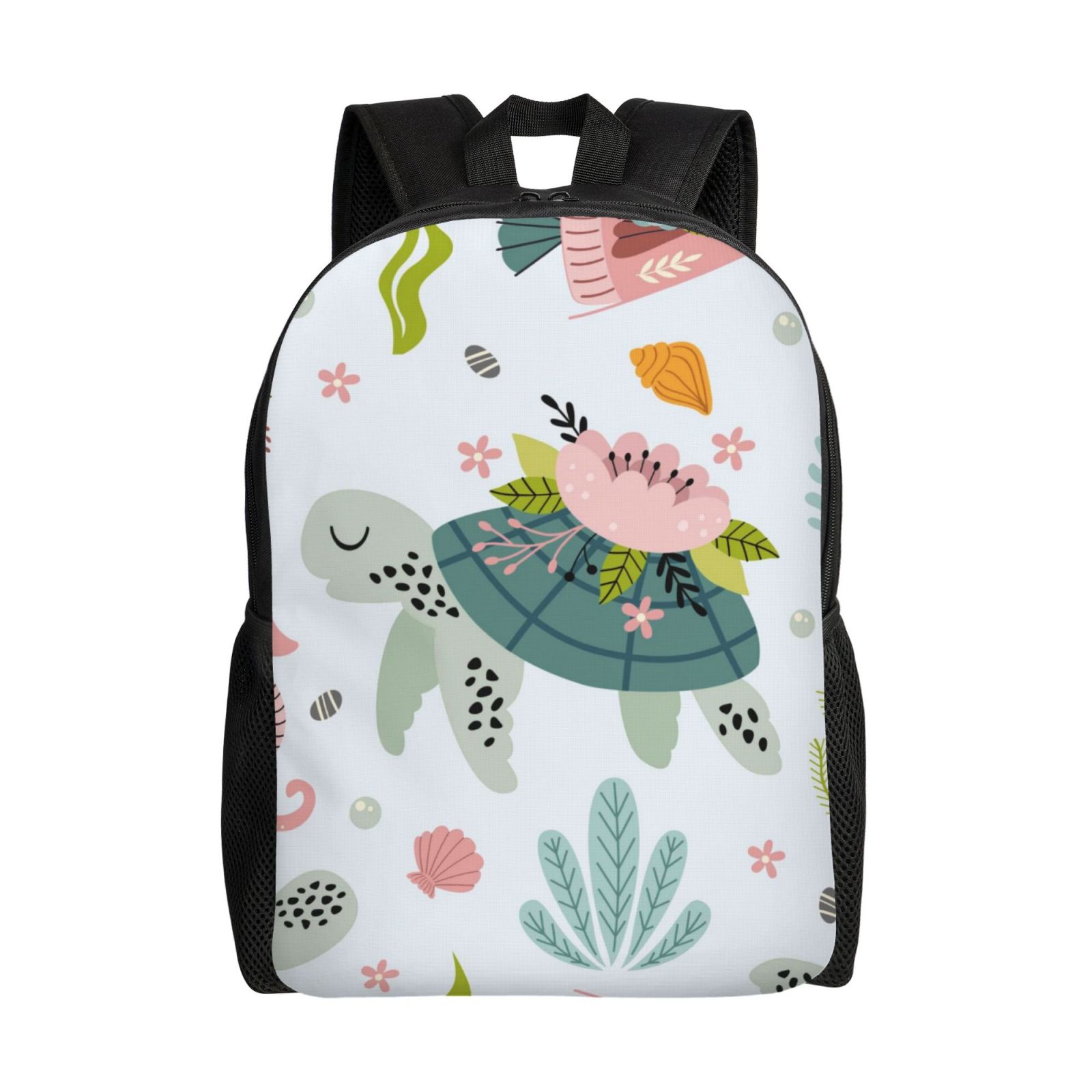 Lukts Turtle and Sea Life Backpack for Travel, Sports, Beach, Work ...