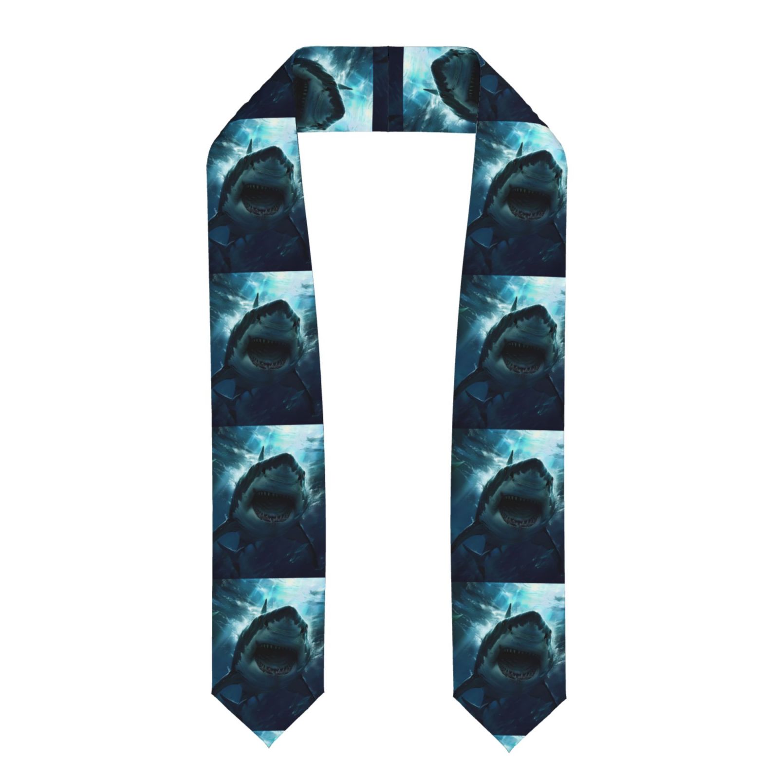 Lukts Undersea Shark for Graduation Shawl Ribbon, Unisex 36x5.1 Inch ...