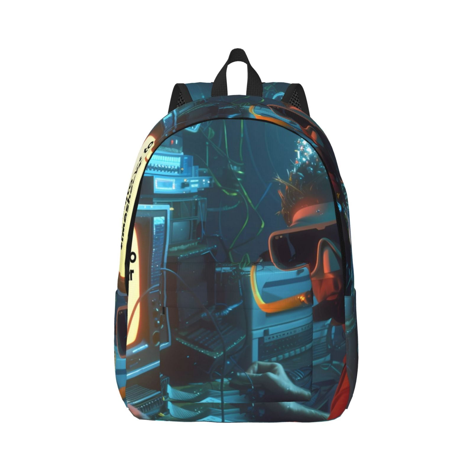 Lukts Underwater Office Diver Pattern Canvas College Laptop Backpack ...