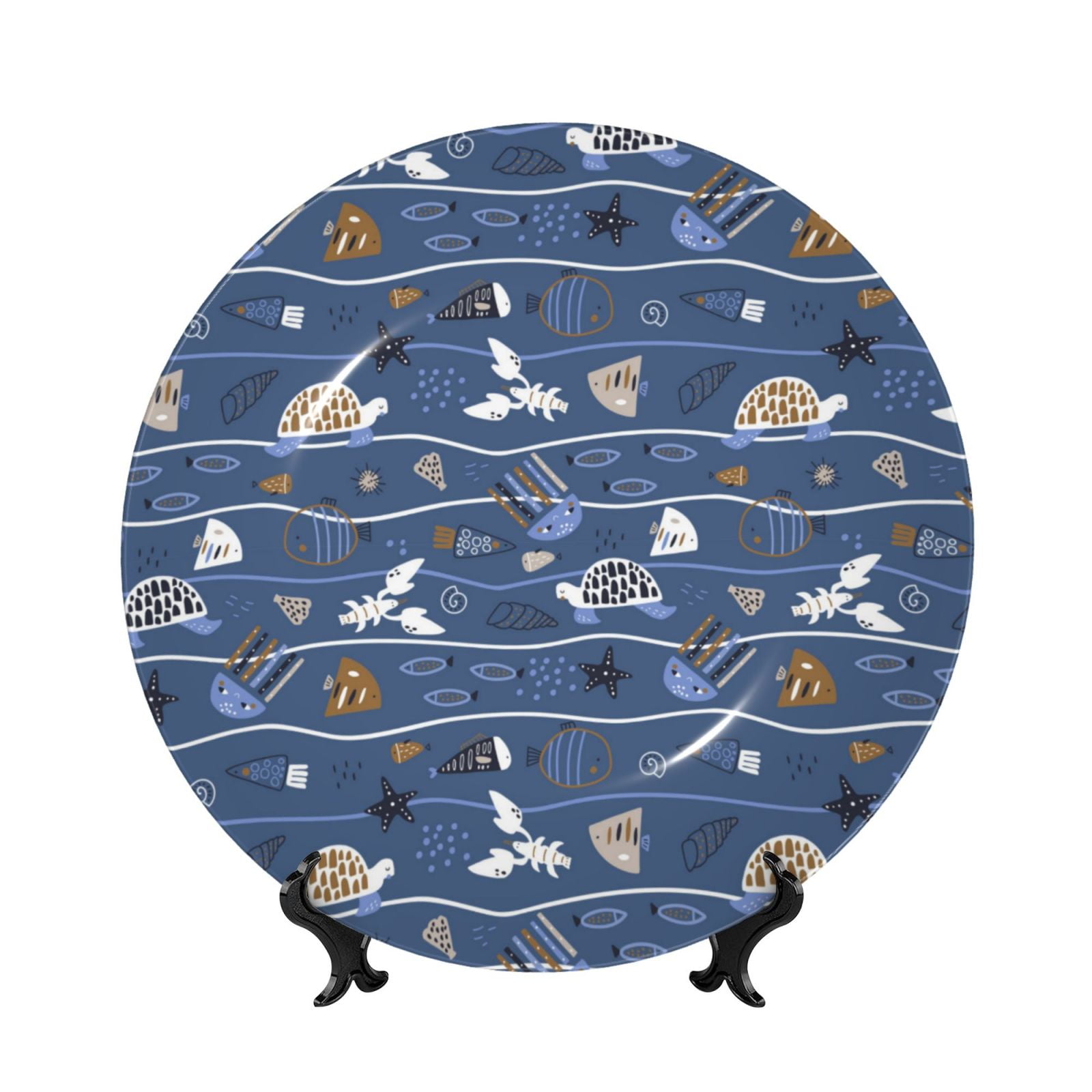 Lukts Underwater World Animals for Bone China Decorative Plates ...