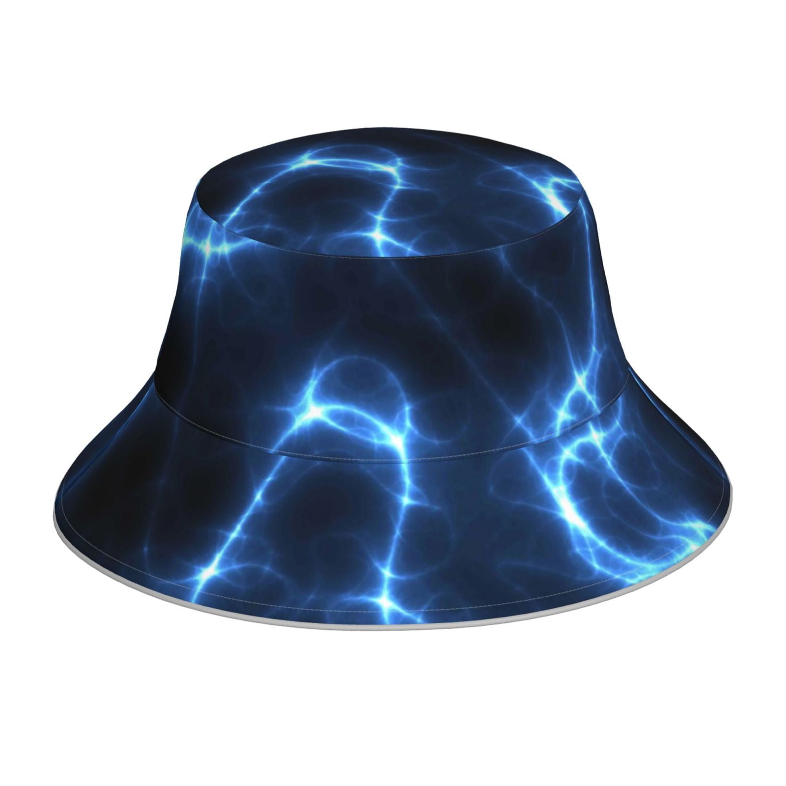 Lukts Unisex Blue Lightning Print Double-Side-Wear Reversible ...