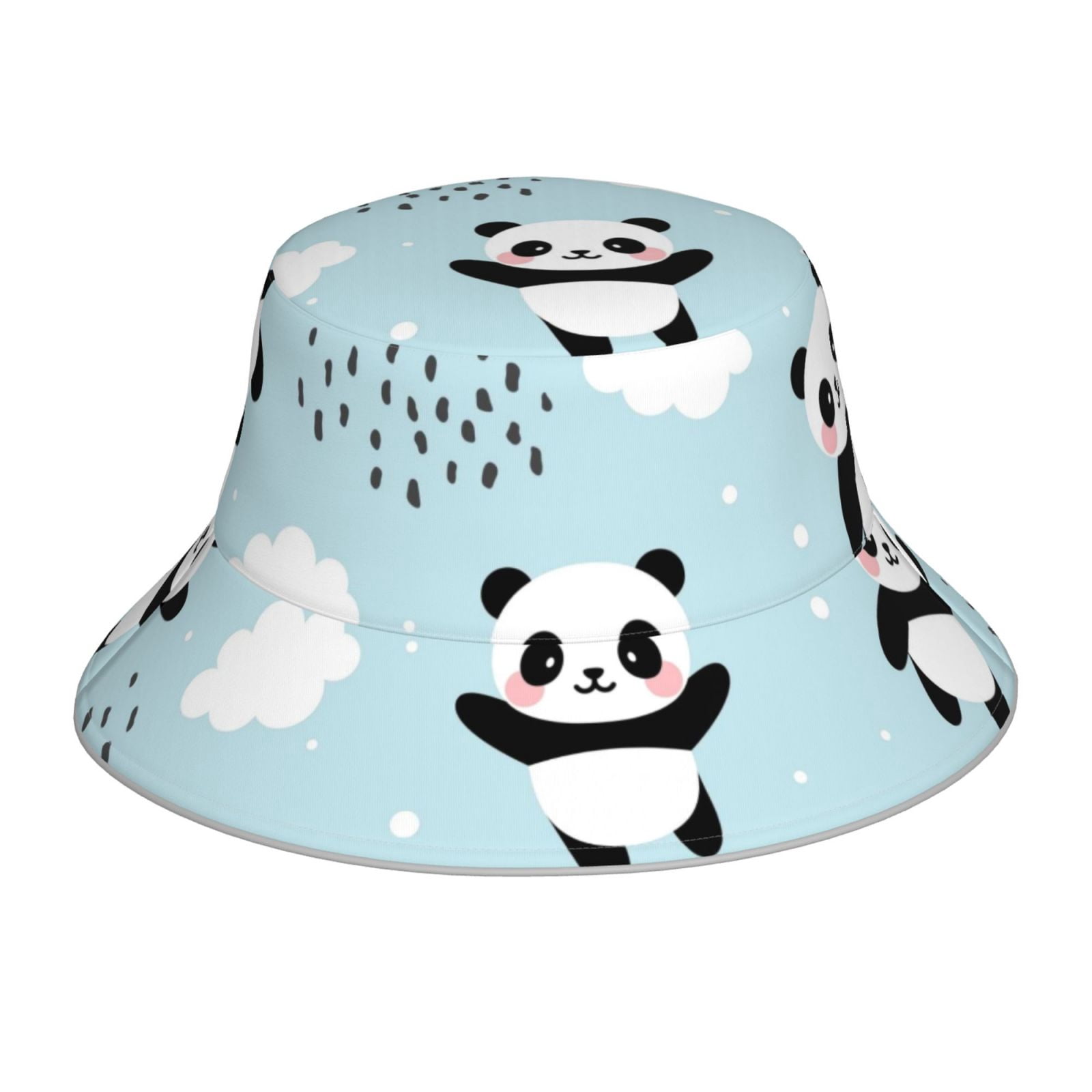 Lukts Unisex Cute Panda Bear Print Double-Side-Wear Reversible ...