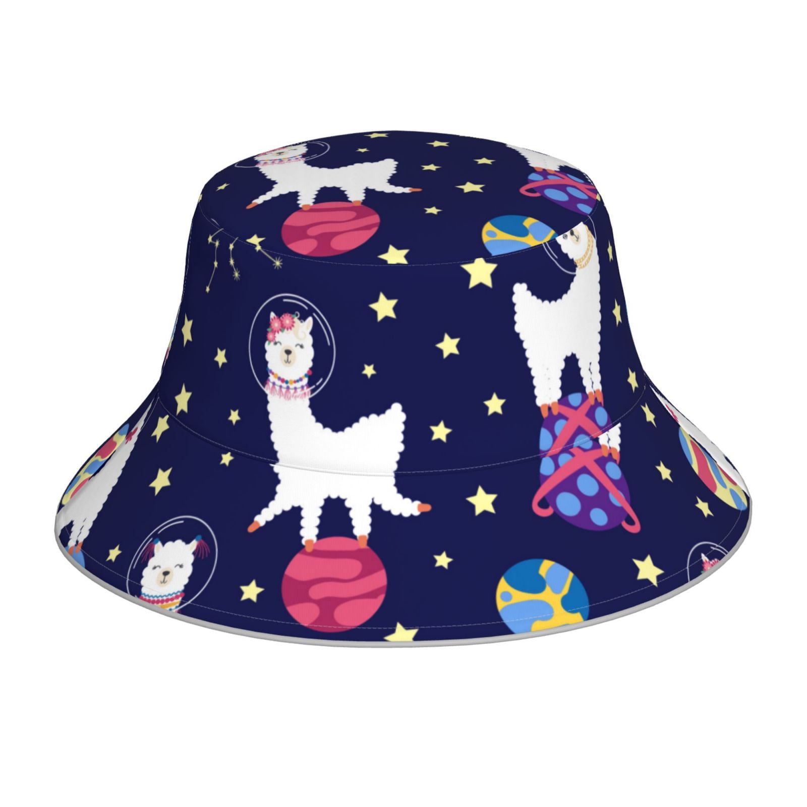 Lukts Unisex Lama In Space Print Double-Side-Wear Reversible Reflective ...