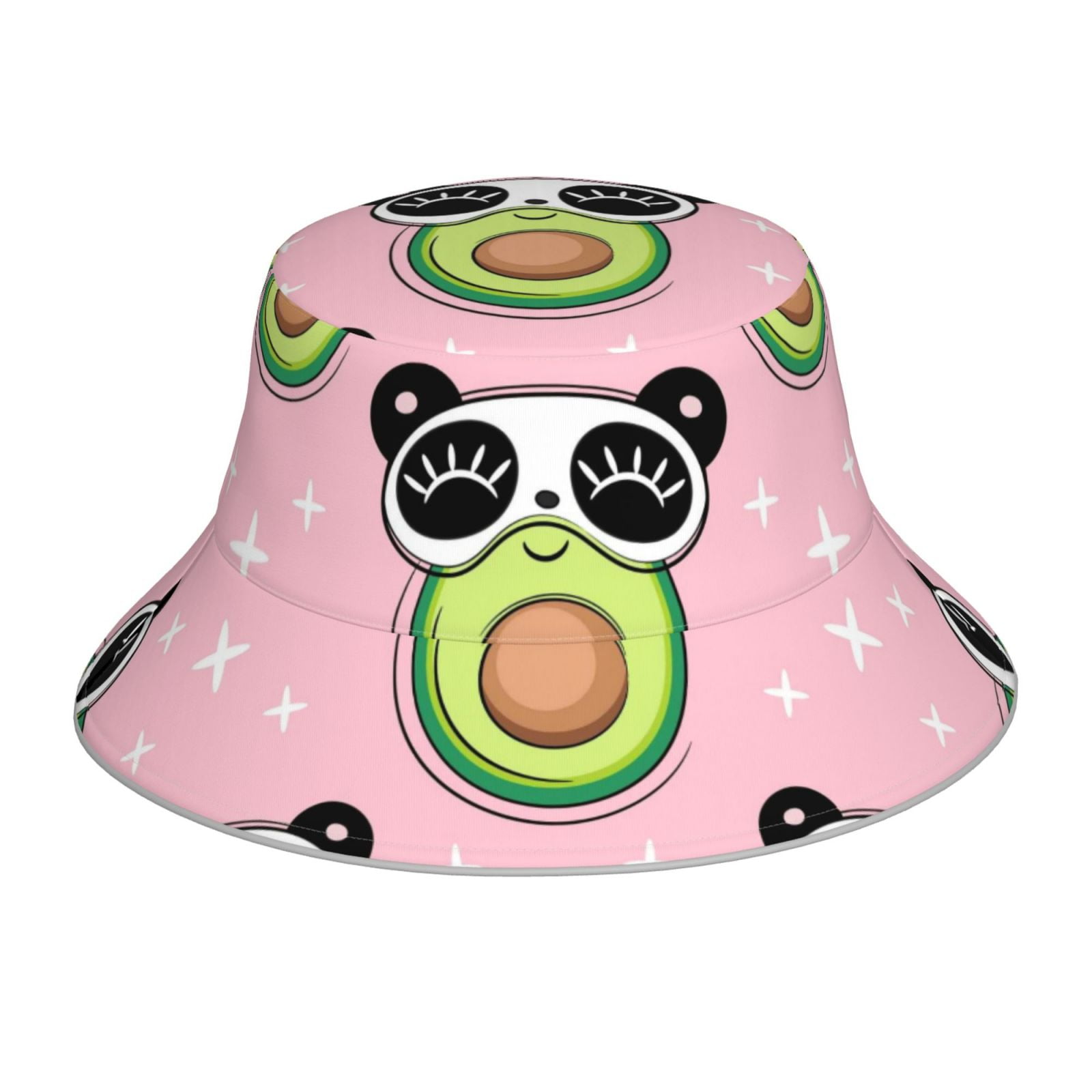Lukts Unisex Panda Avocado Print Double-Side-Wear Reversible Reflective ...