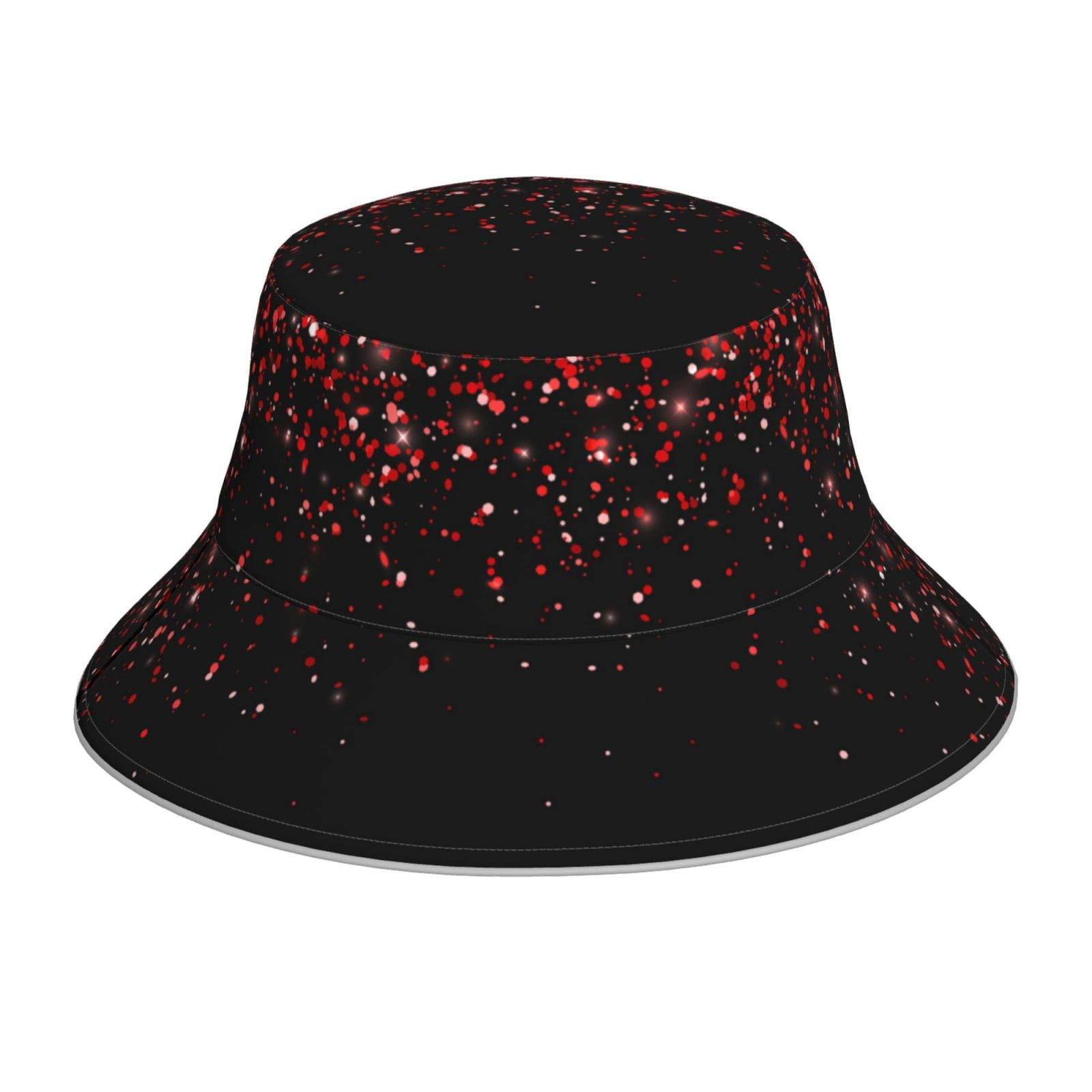 Lukts Unisex Red Glitter1 Print Double-Side-Wear Reversible Reflective ...