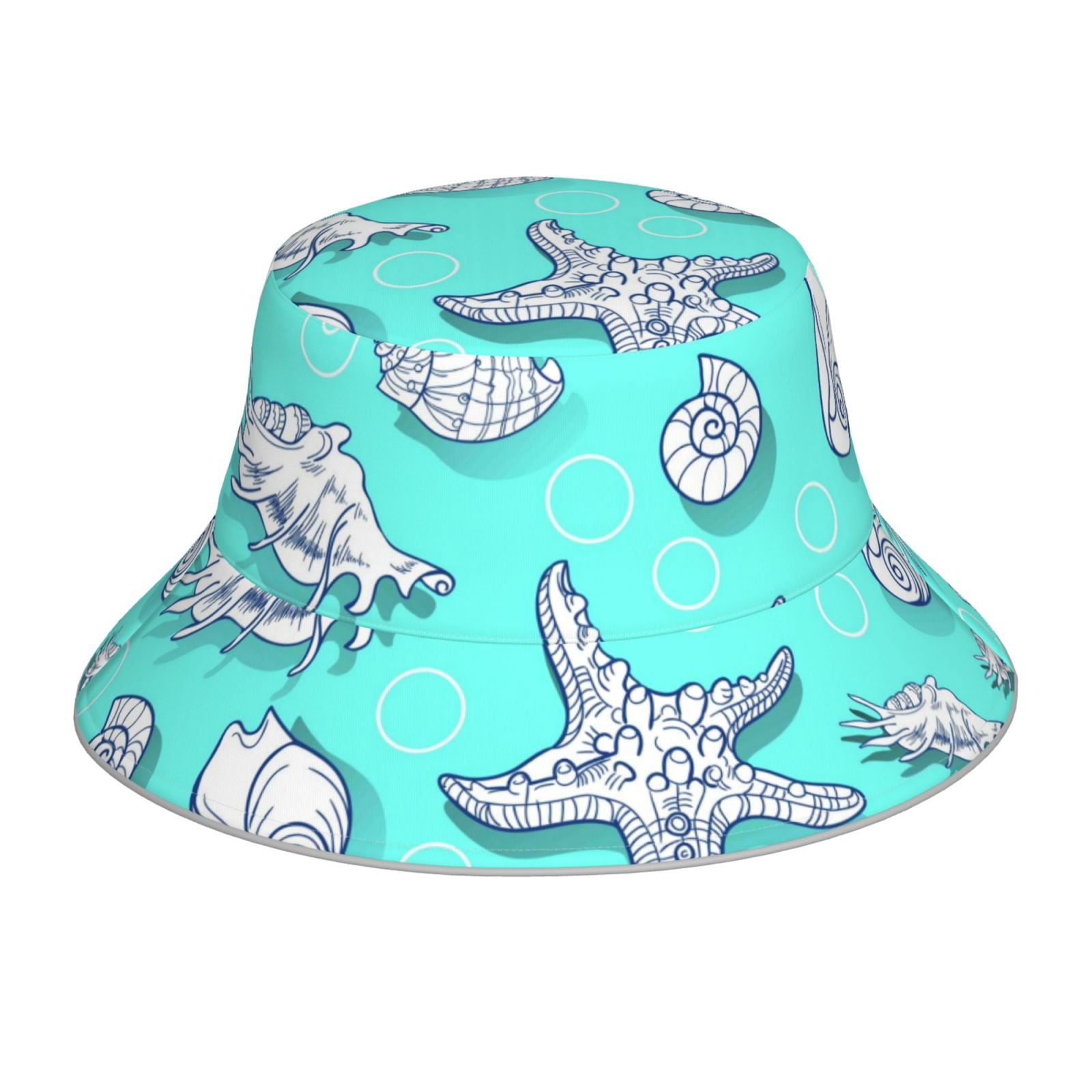 Lukts Unisex Seashell And Starfish Print Double-Side-Wear Reversible ...