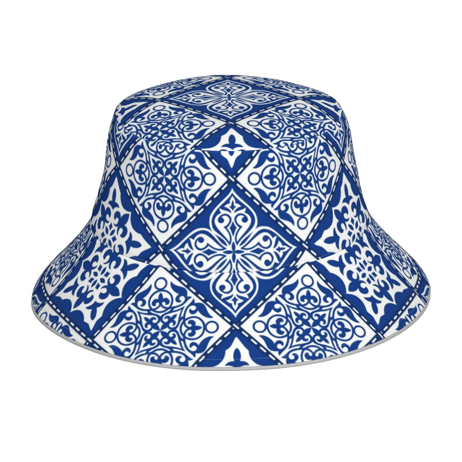 Lukts Unisex Stylized Flowers Vintage Boho Print Double-Side-Wear ...
