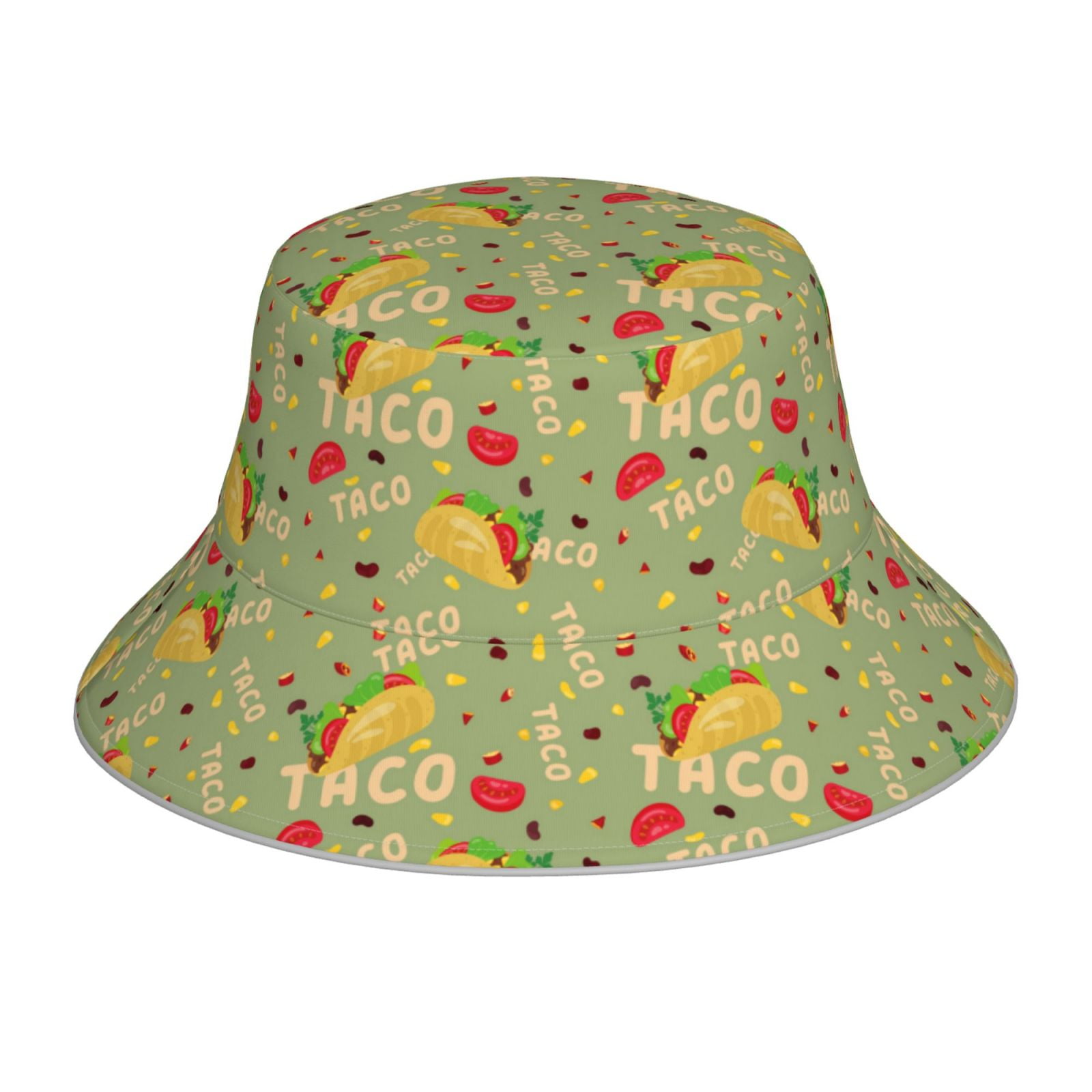 Lukts Unisex Taco Print Double-Side-Wear Reversible Reflective Bucket ...