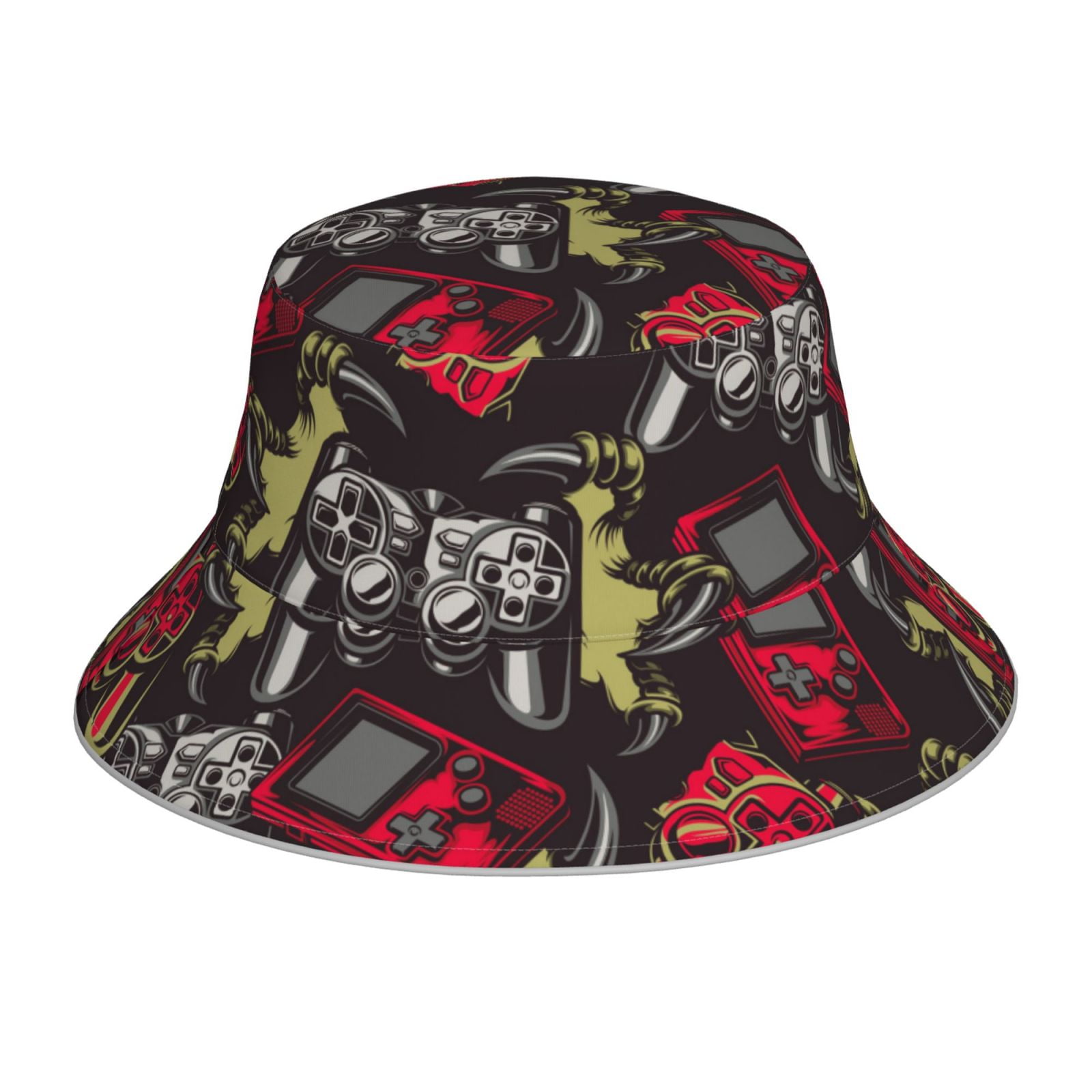 Lukts Unisex Vintage Gaming Print Double-Side-Wear Reversible ...