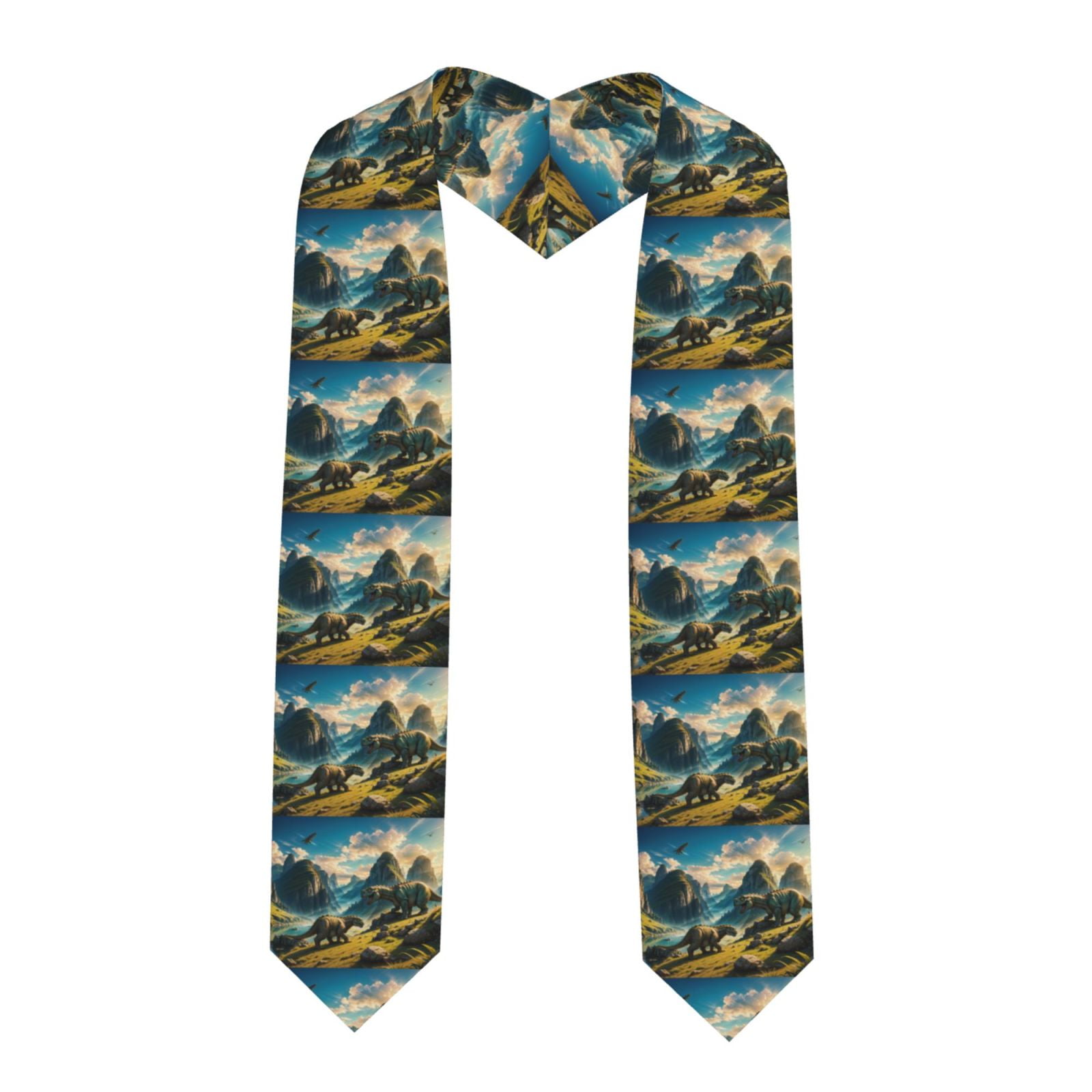 Lukts Valley River Dinosaur for Graduation Shawl Ribbon, Unisex 36x5.1 ...