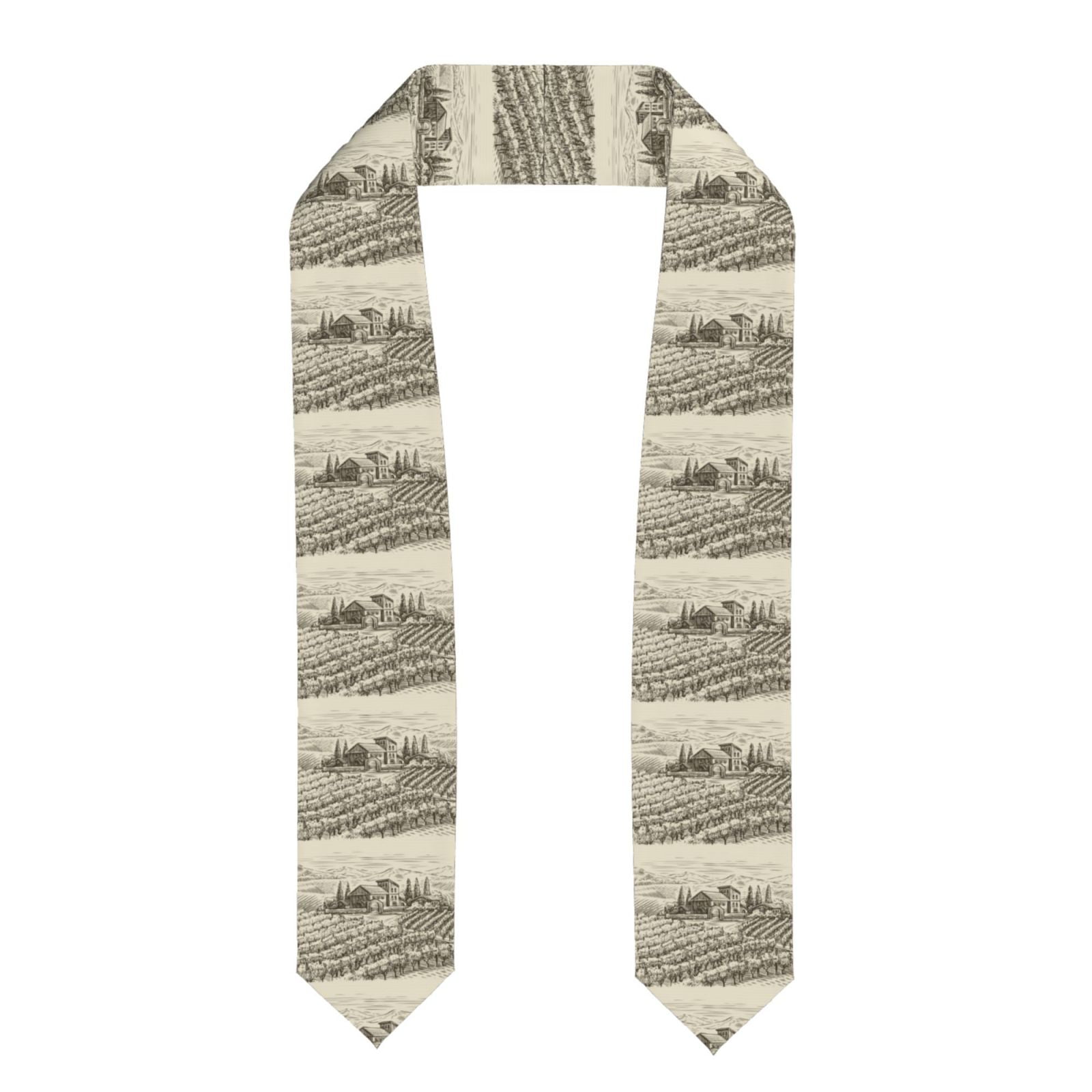 Lukts Vineyard Landscape for Graduation Shawl Ribbon, Unisex 36x5.1 ...