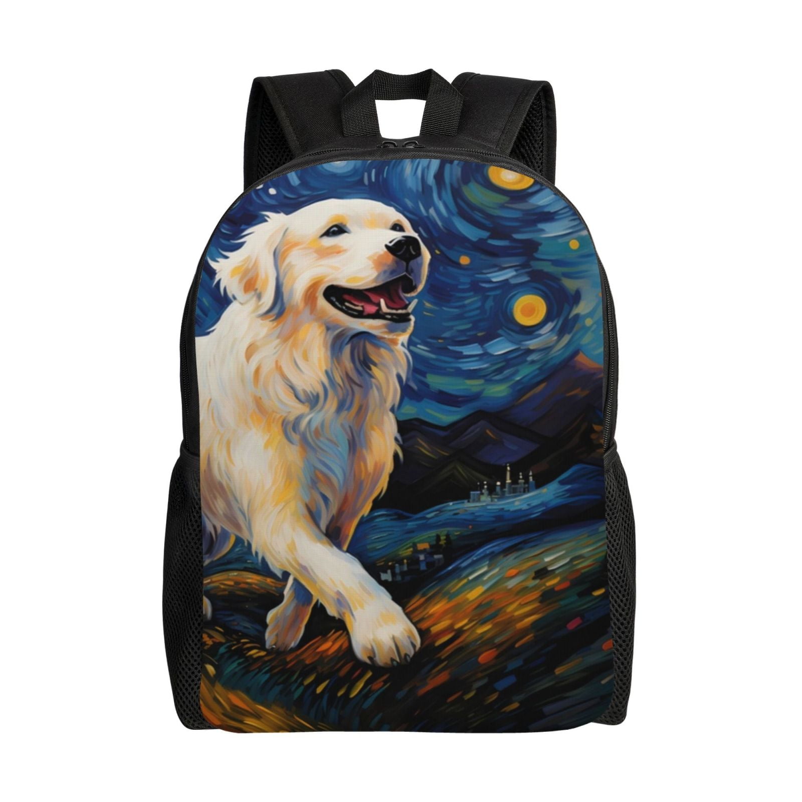 Lukts Vintage Starry Sky Labrador A Backpack for Travel, Sports, Beach ...