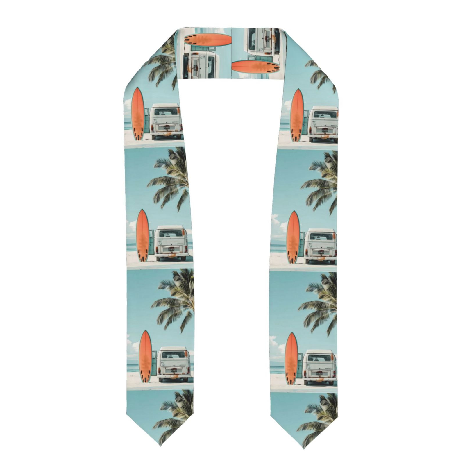 Lukts Vintage Surf Van Beach for Graduation Shawl Ribbon, Unisex 36x5.1 ...