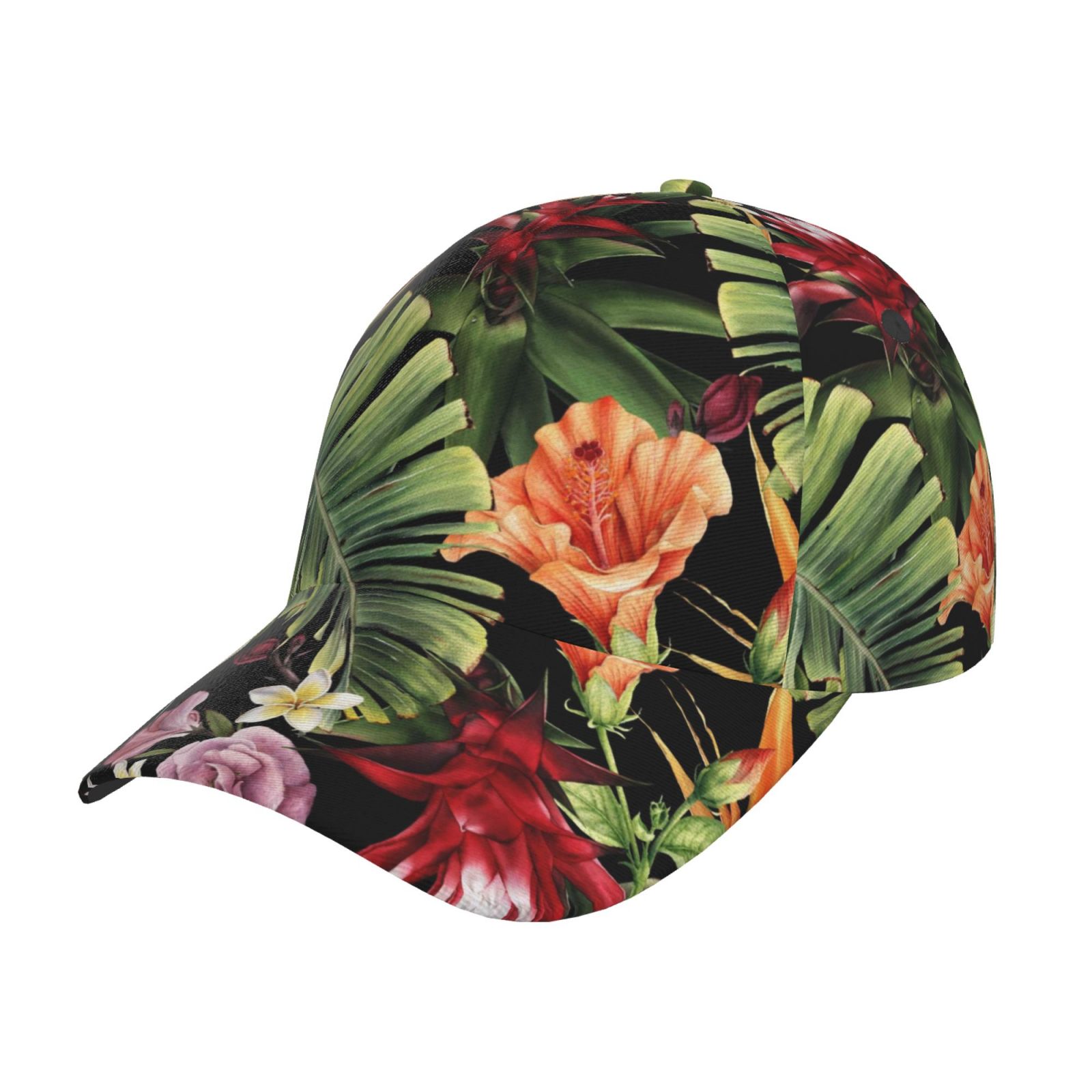 Lukts Watercolor Tropical Flowers Cap Hat For Men/Women,Unstructured ...