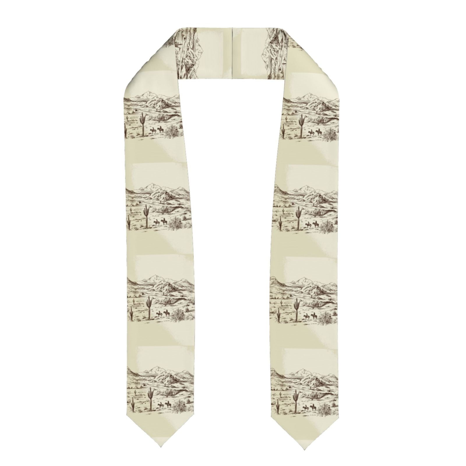 Lukts Wild West Desert With Cowboys for Graduation Shawl Ribbon, Unisex ...