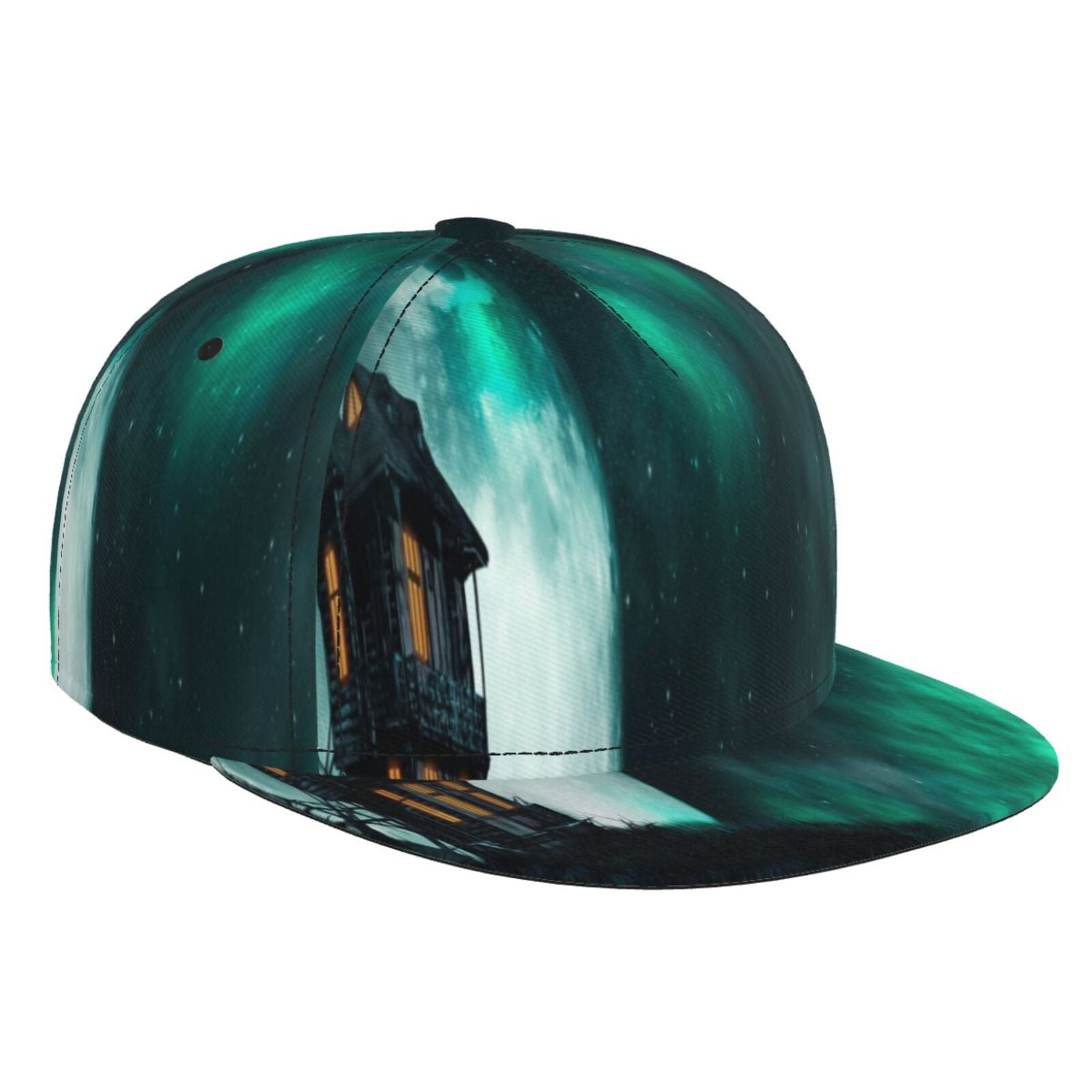Lukts Witch House On The Hill for Flat Brim Baseball Cap, Sun ...