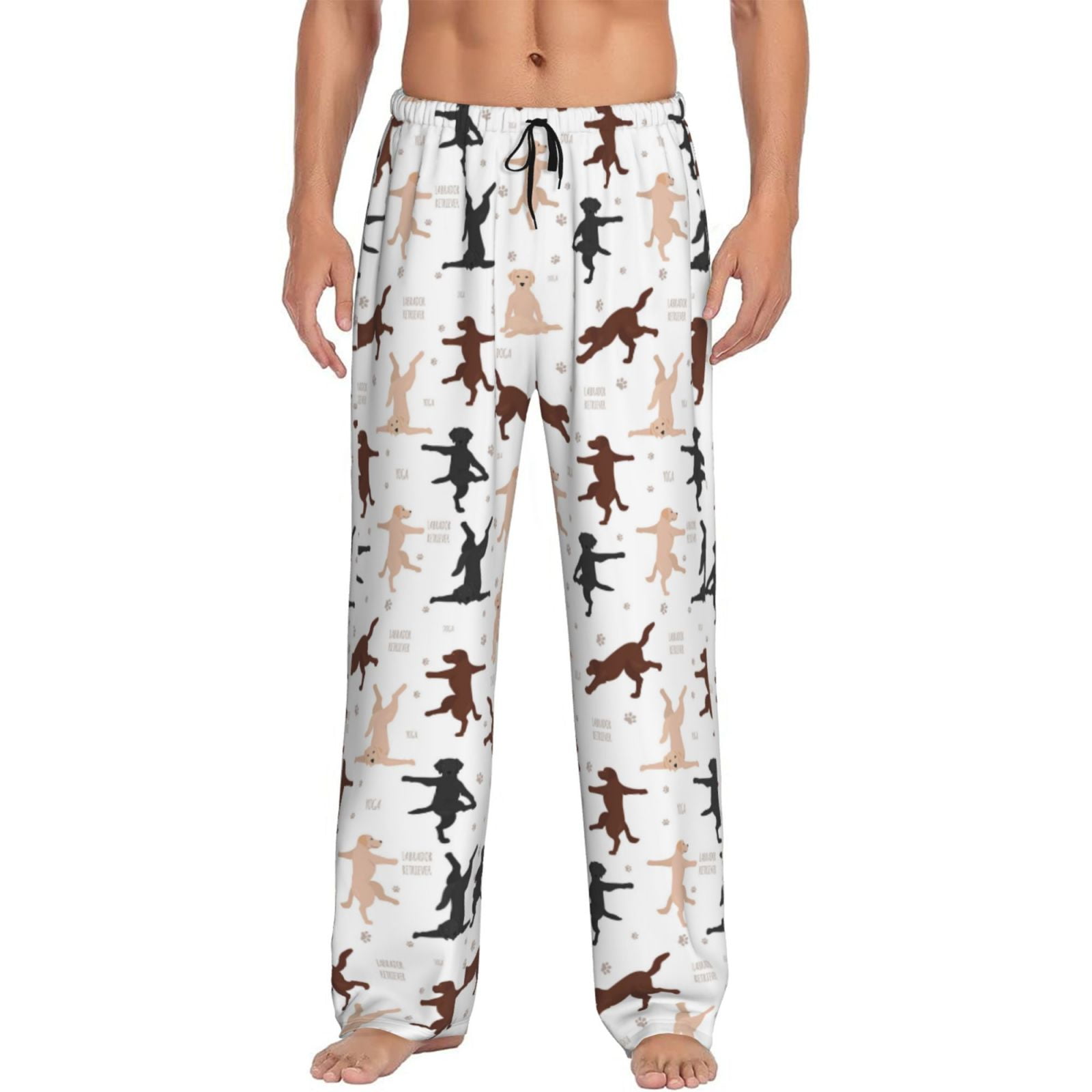 Lukts Yoga Labrador Retriever for men - sleek Straight Pajama Pants ...