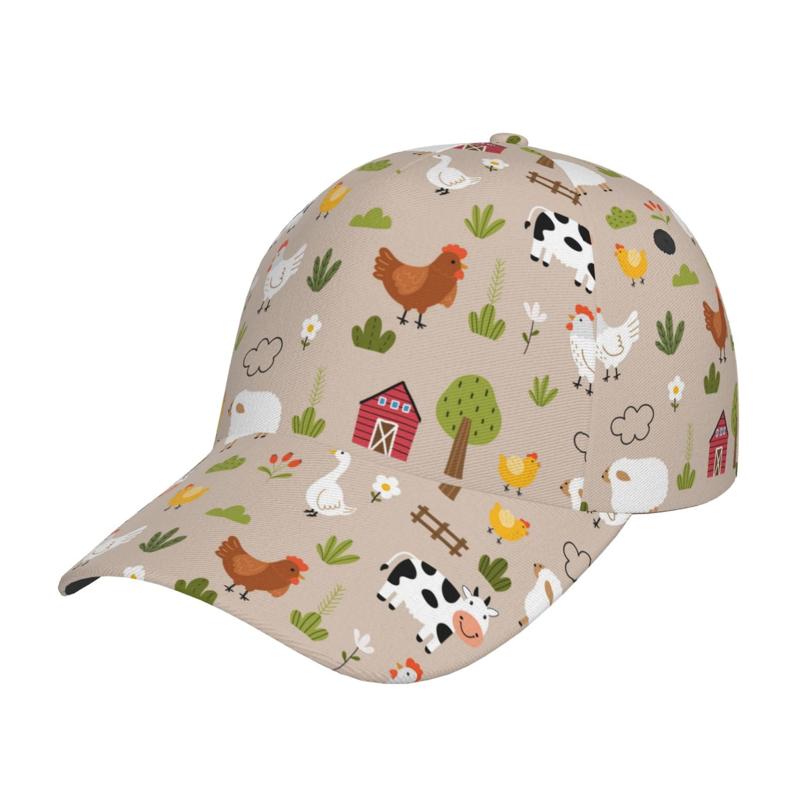 Lukts animals farm Cap Hat for Men/Women,Unstructured/Cotton - Walmart.com