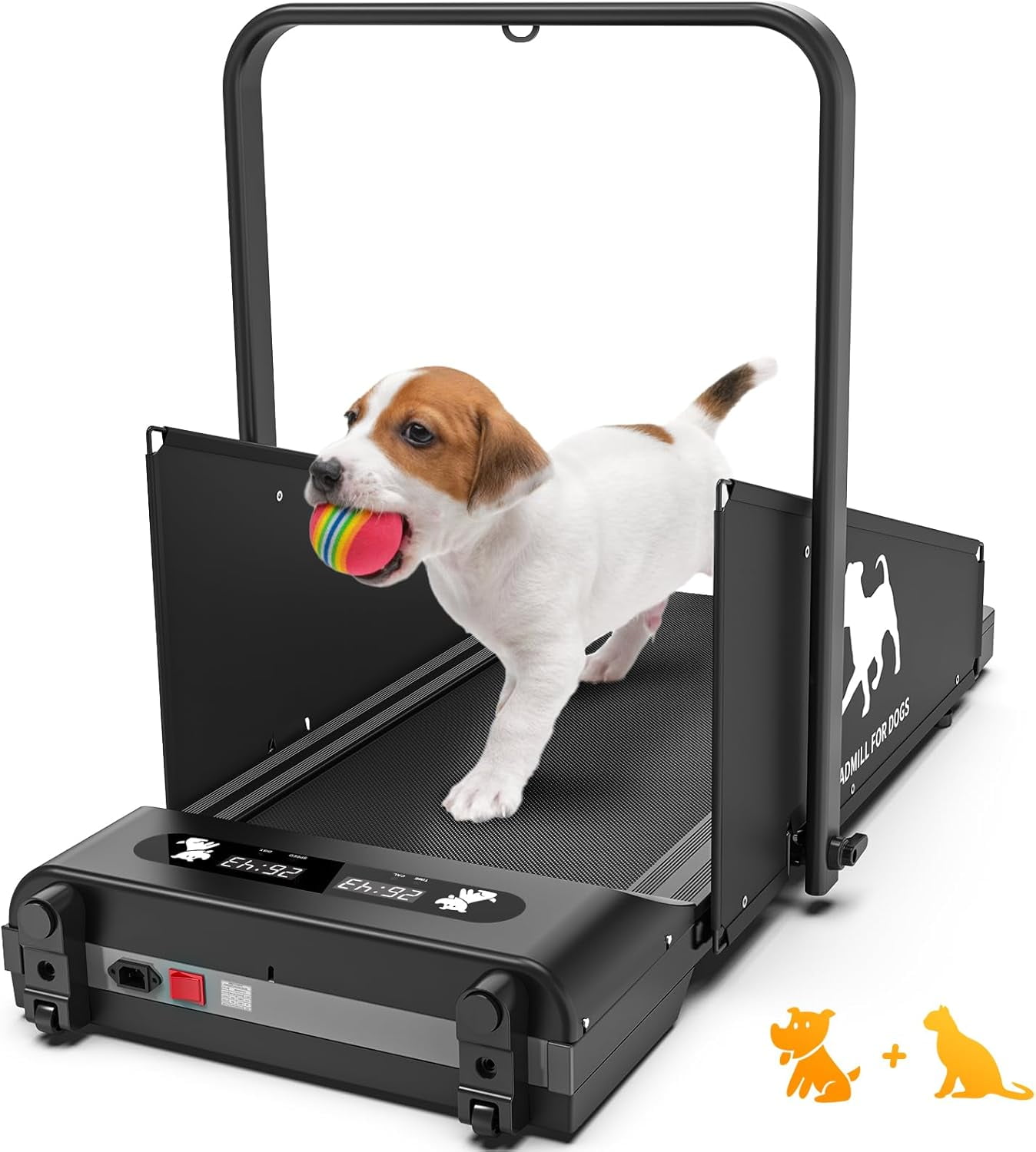 Luku 1.5HP Folding Dog Running Machine,Small Dog Treadmill, Dog Pacer ...