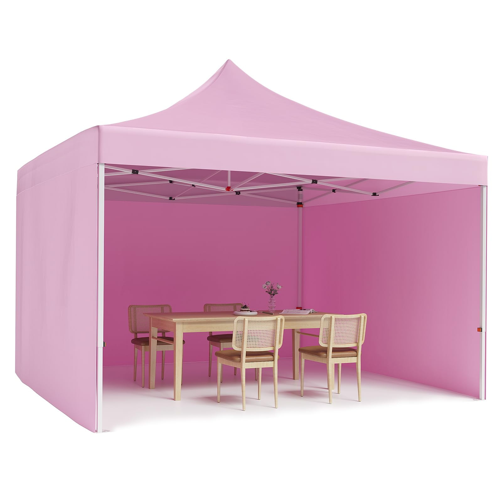 Luku 10 x 10 Pop Up Canopy Tent, Commercial Instant Shade Canopy with 3 ...