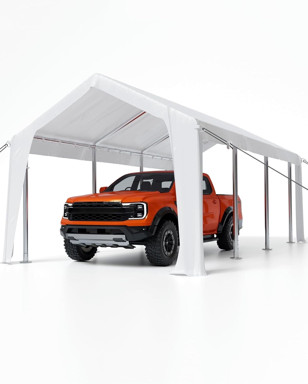 Luku 10'x20' Carport Replacement Canopy Cover - Waterproof, UV ...